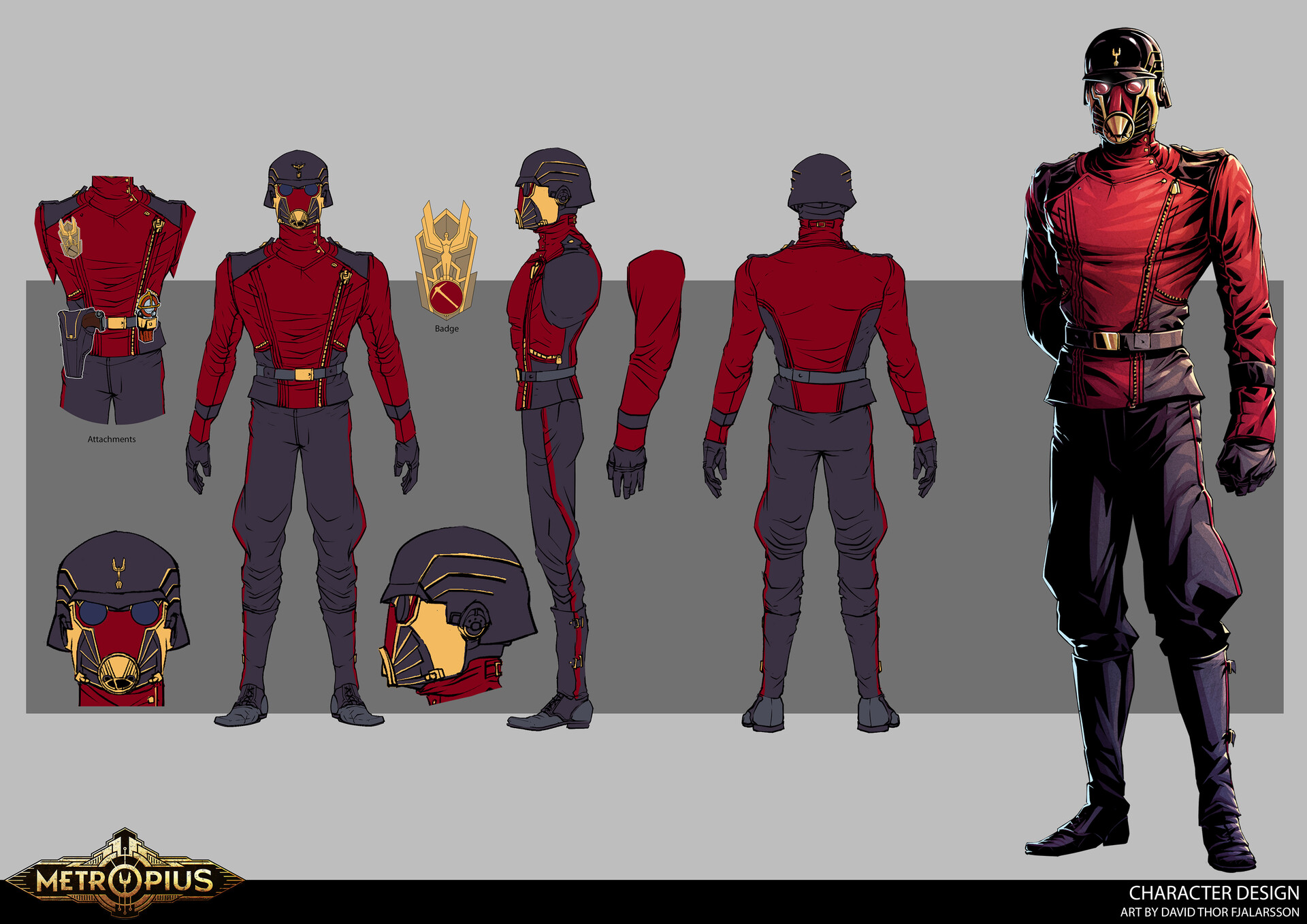 David Thor Fjalarsson - Metropius - Character design and Illustrations