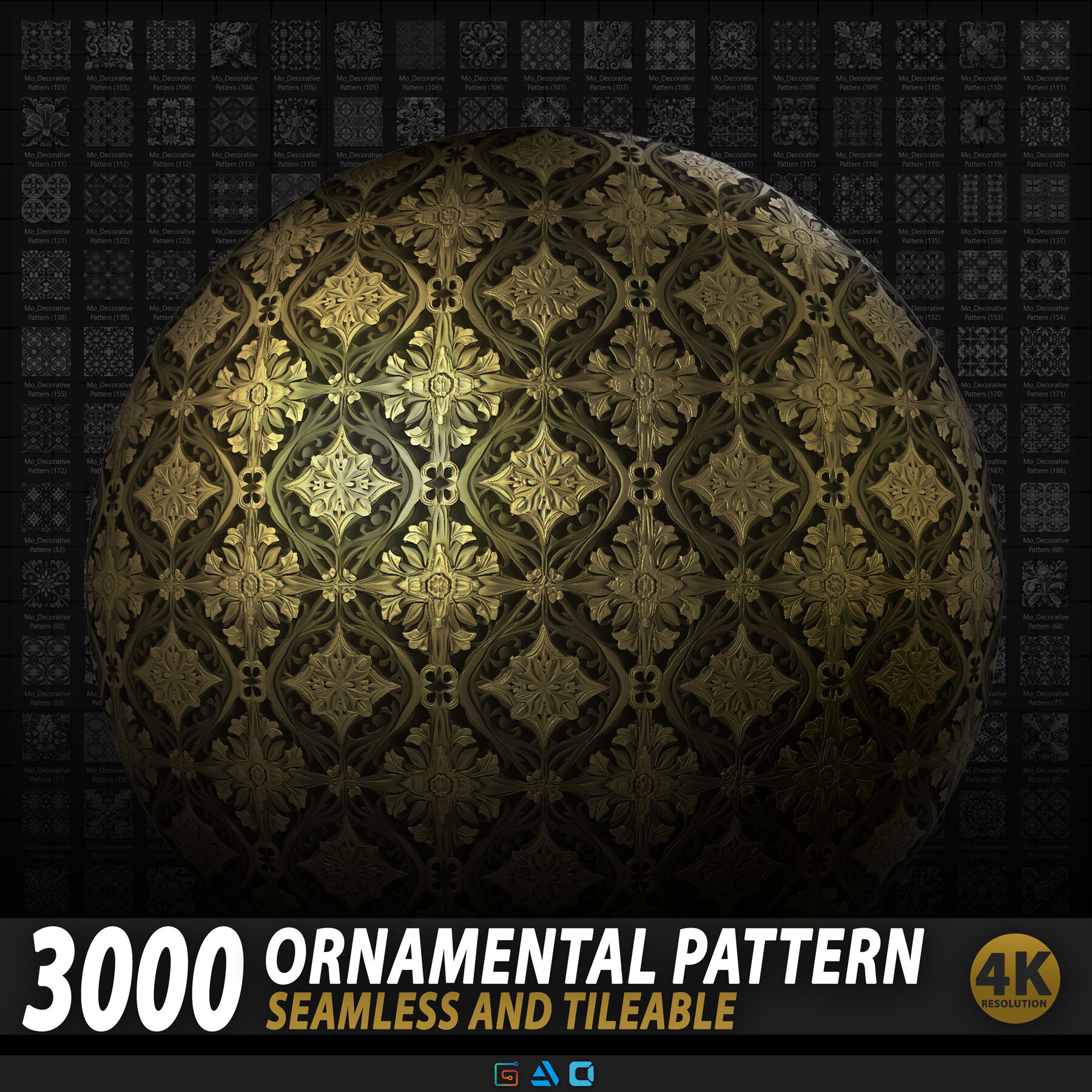 ArtStation - 3000 collection of ornamental patterns