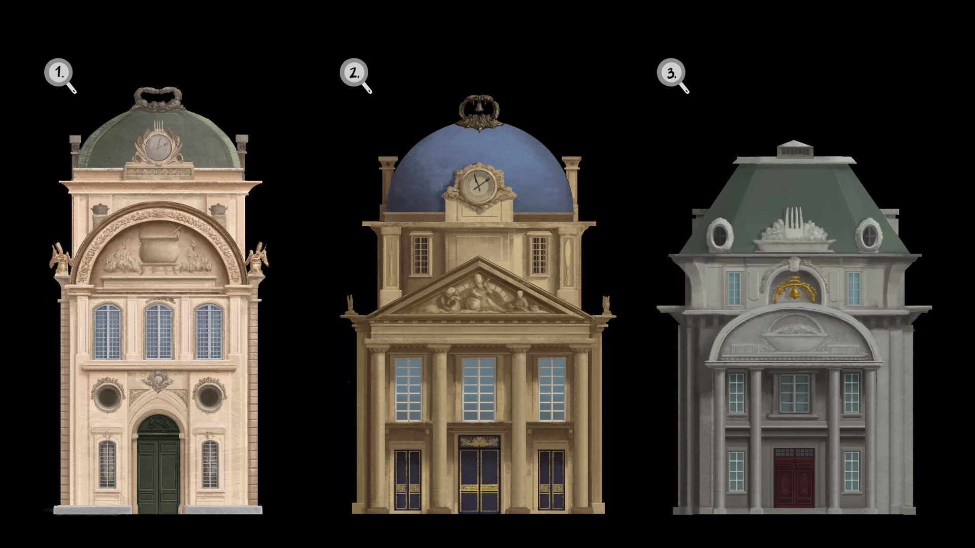 ArtStation - Building variations for personal project