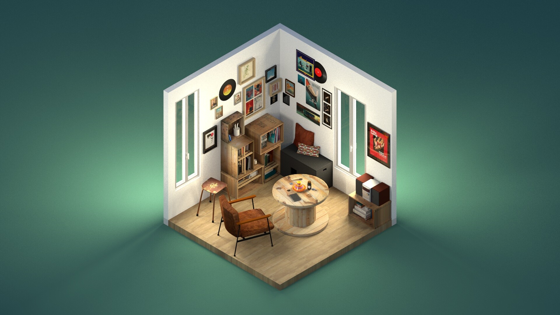 ArtStation - ISO-Room