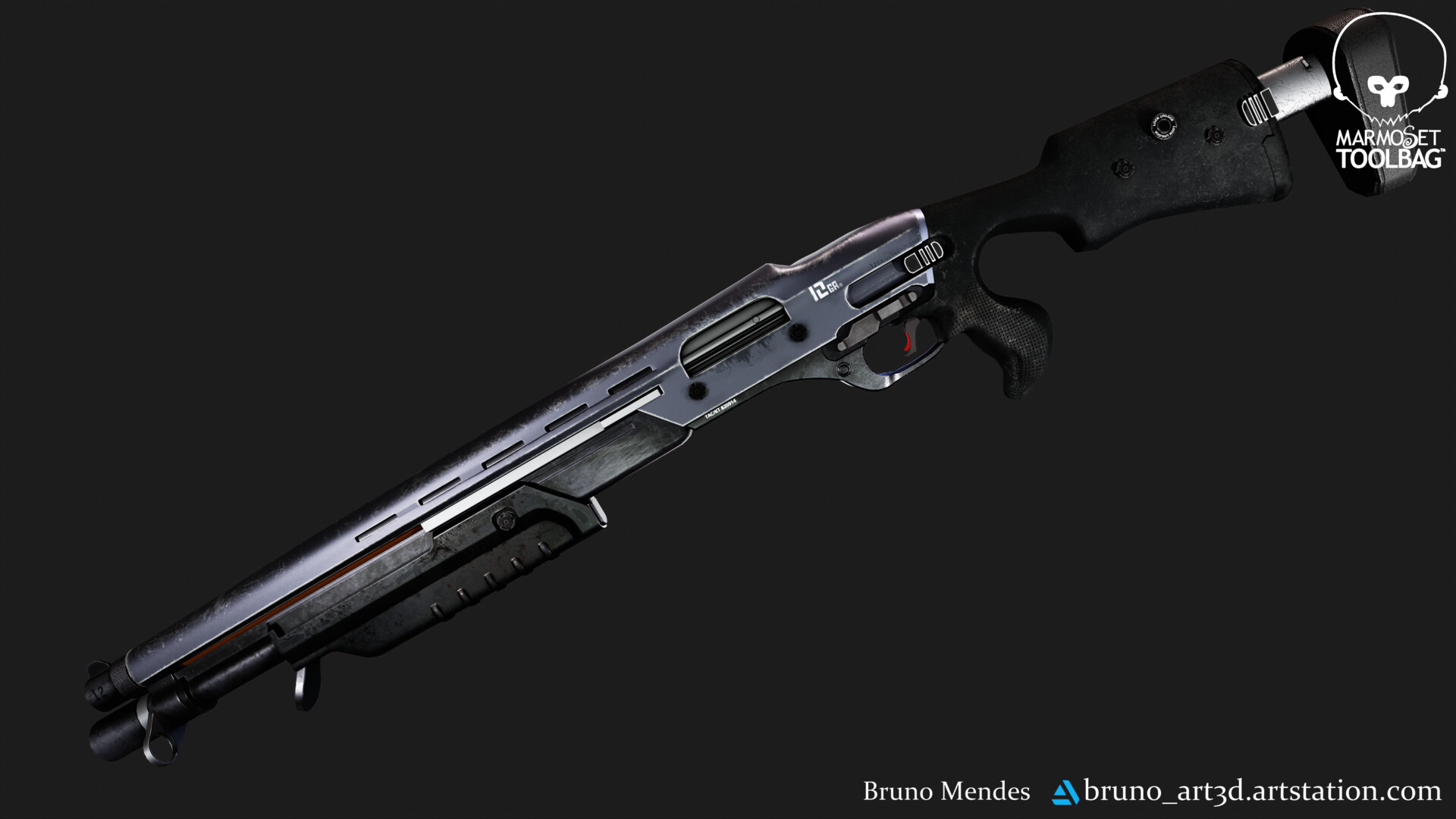 Bruno Mendes - CyberPunk Fan Art: ShotGun