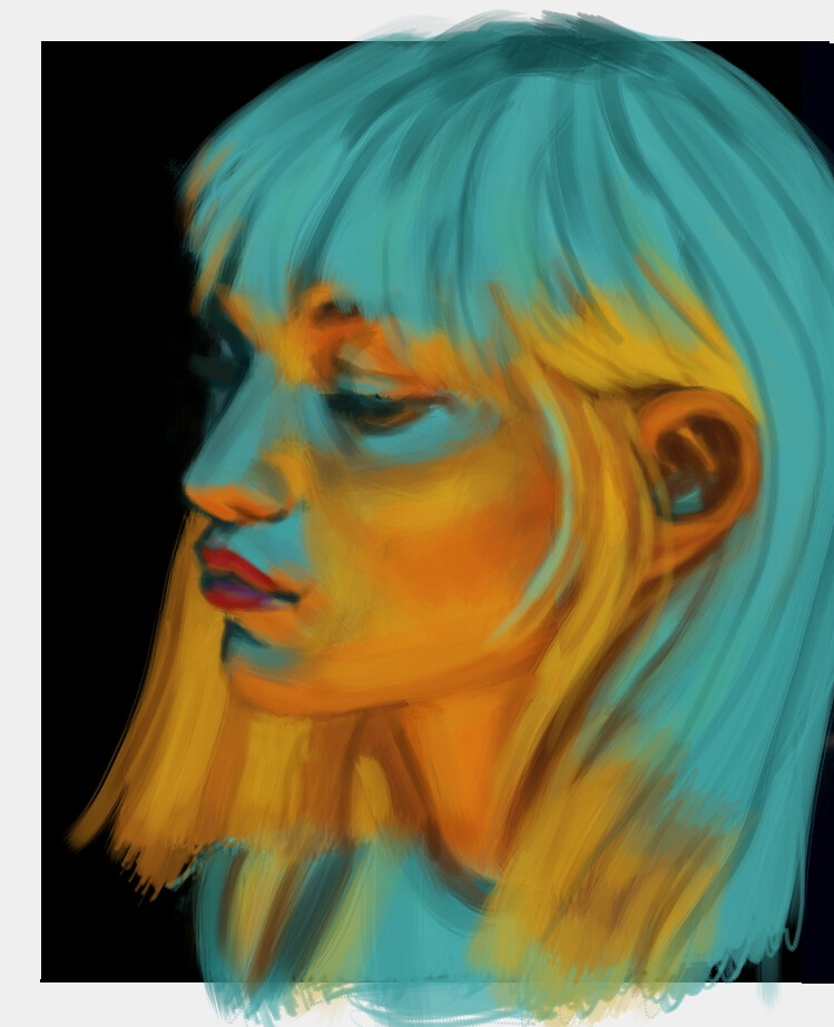 ArtStation - Ambient light portrait