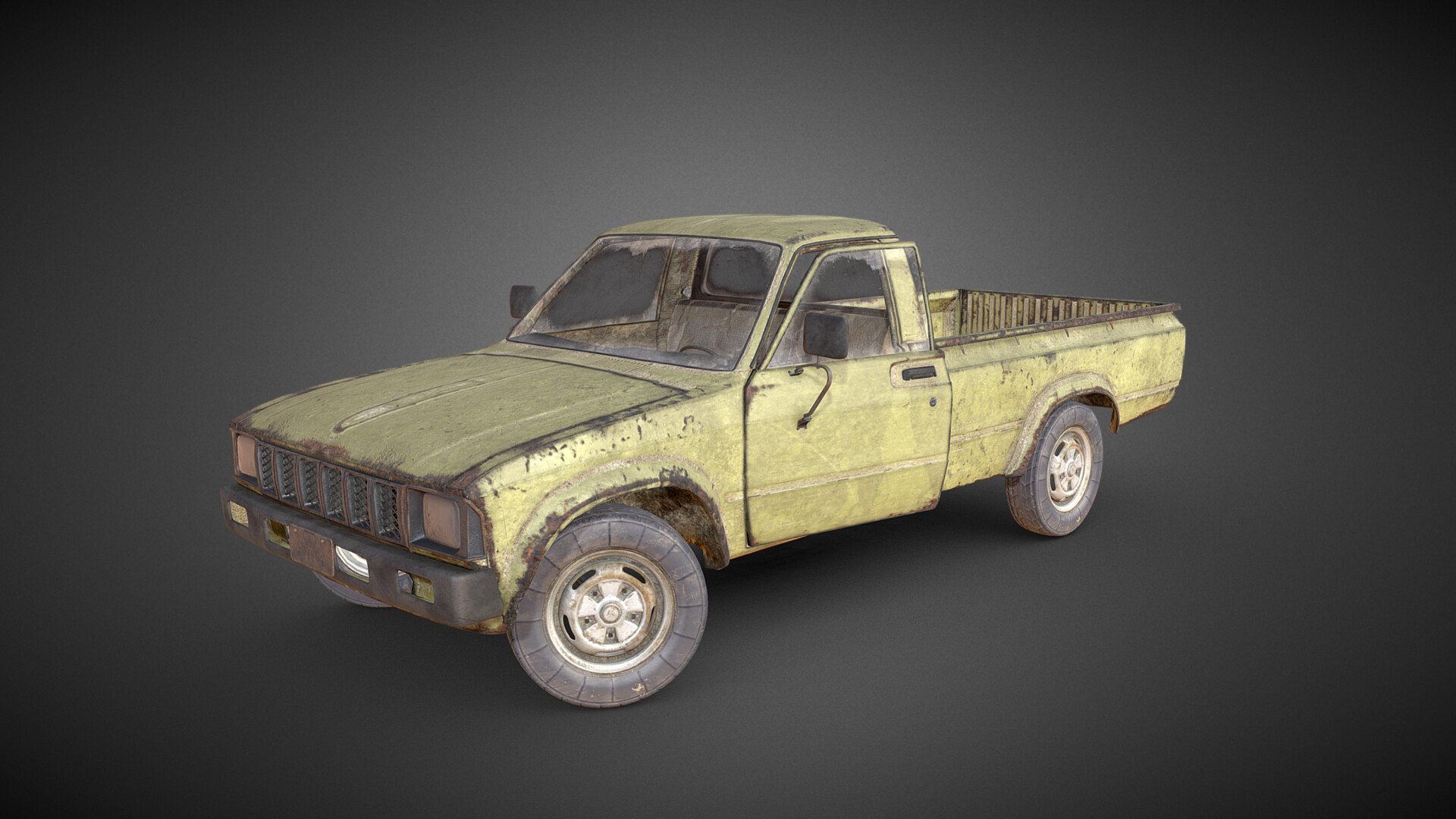 ArtStation - Rusty Toyota Hilux