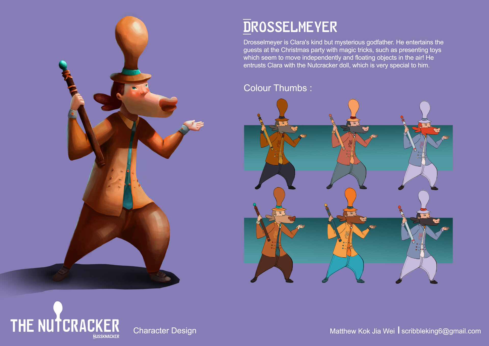 ArtStation NUTCRACKER Character Drosselmeyer, 42% OFF