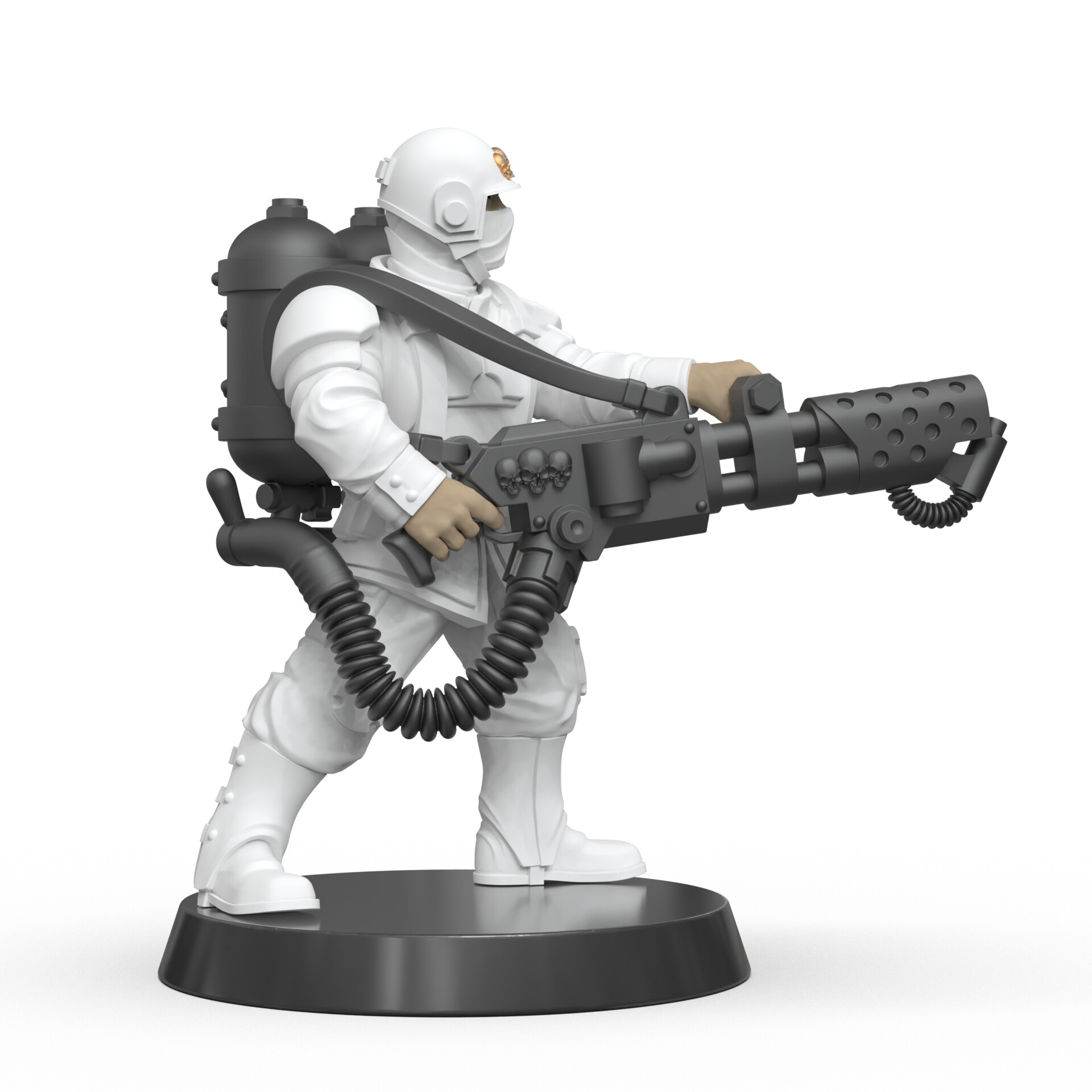 ArtStation - Warhammer 40k - Cadian Shock Troops (Flamethrower).