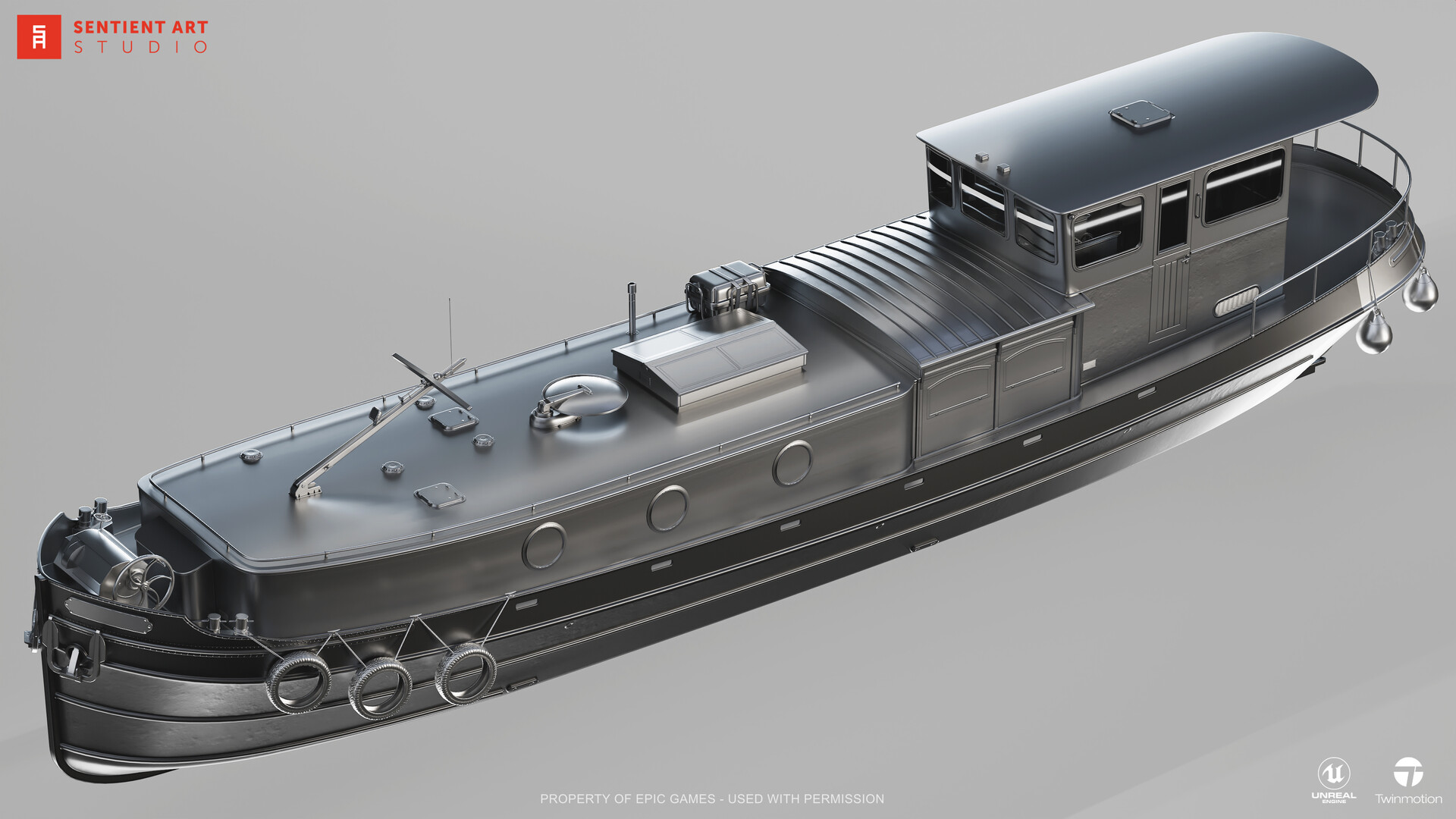 Sentient Art - Twinmotion - HouseBoat 2