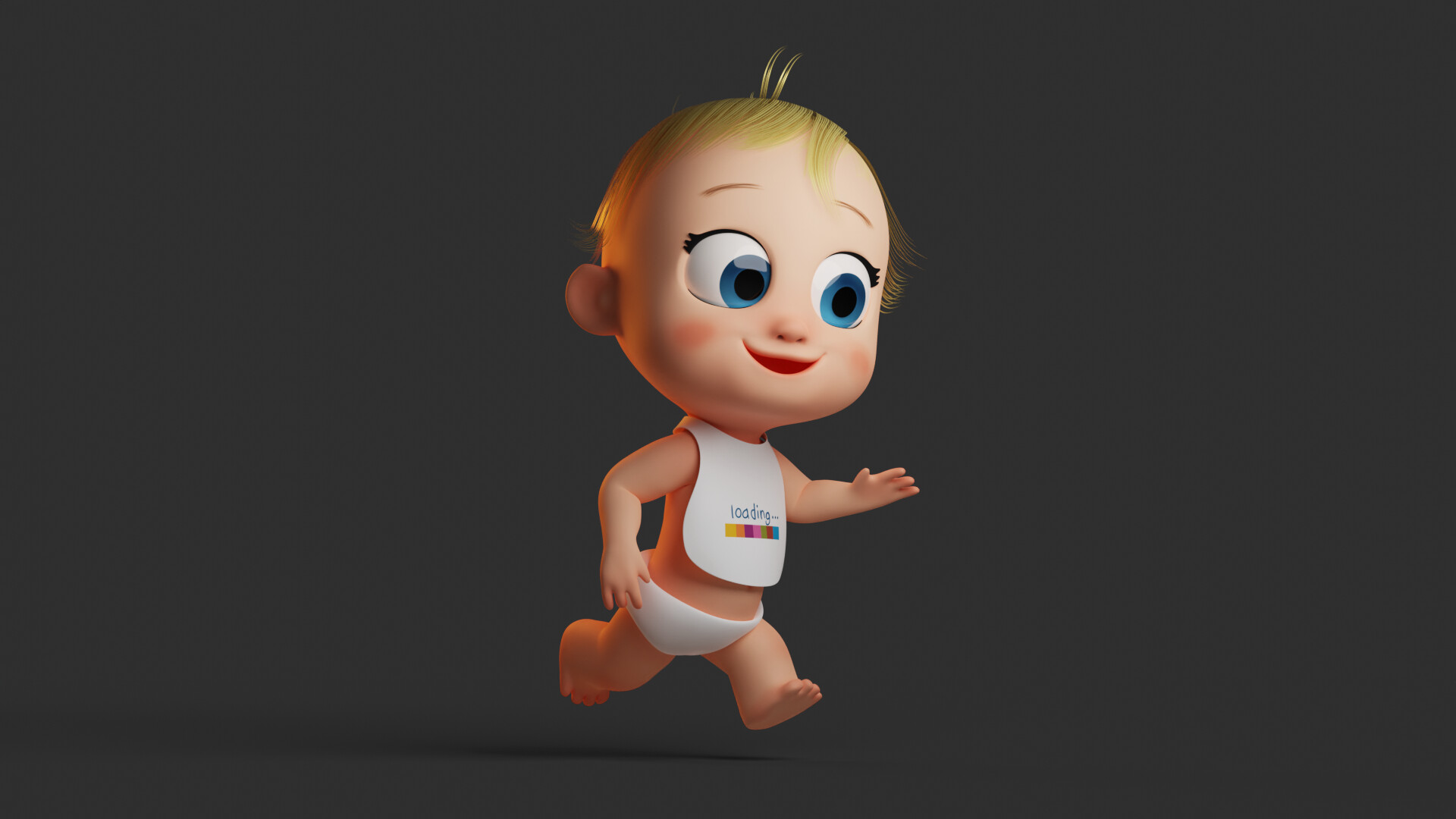 ArtStation - Cute Baby Modelling