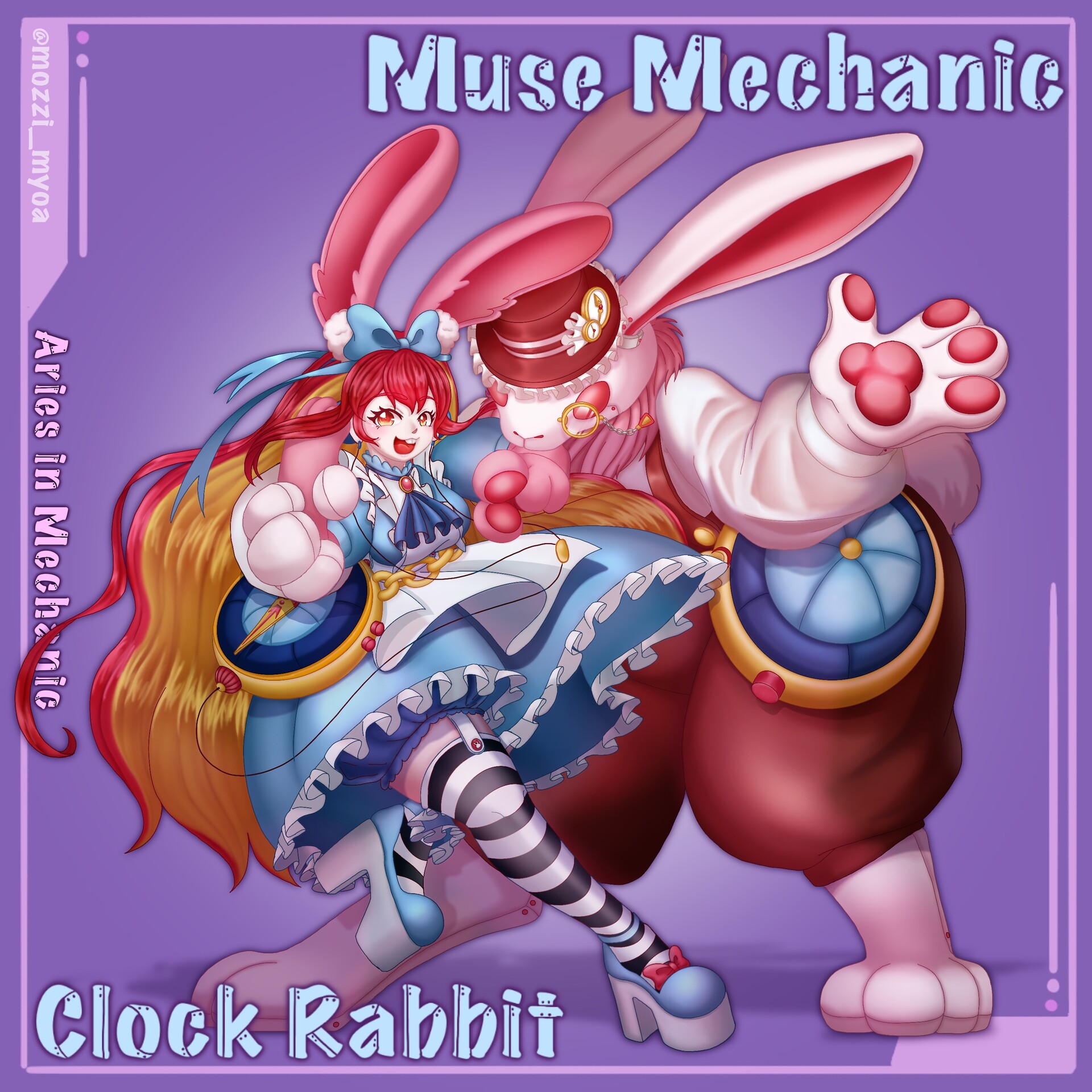 ArtStation - Aries in Mechanic - clock Rabbit