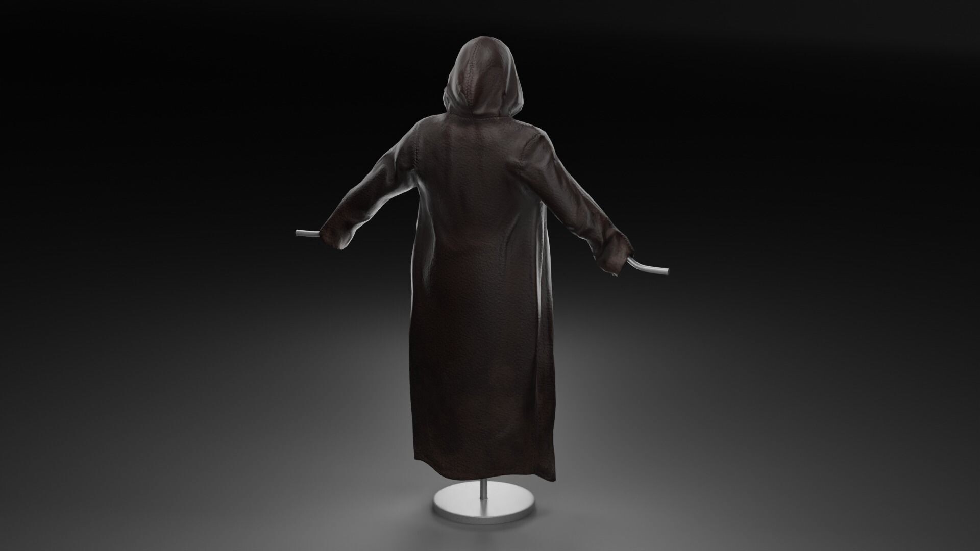 Among Models - Old coat cloak character clothes Low-poly 3D model