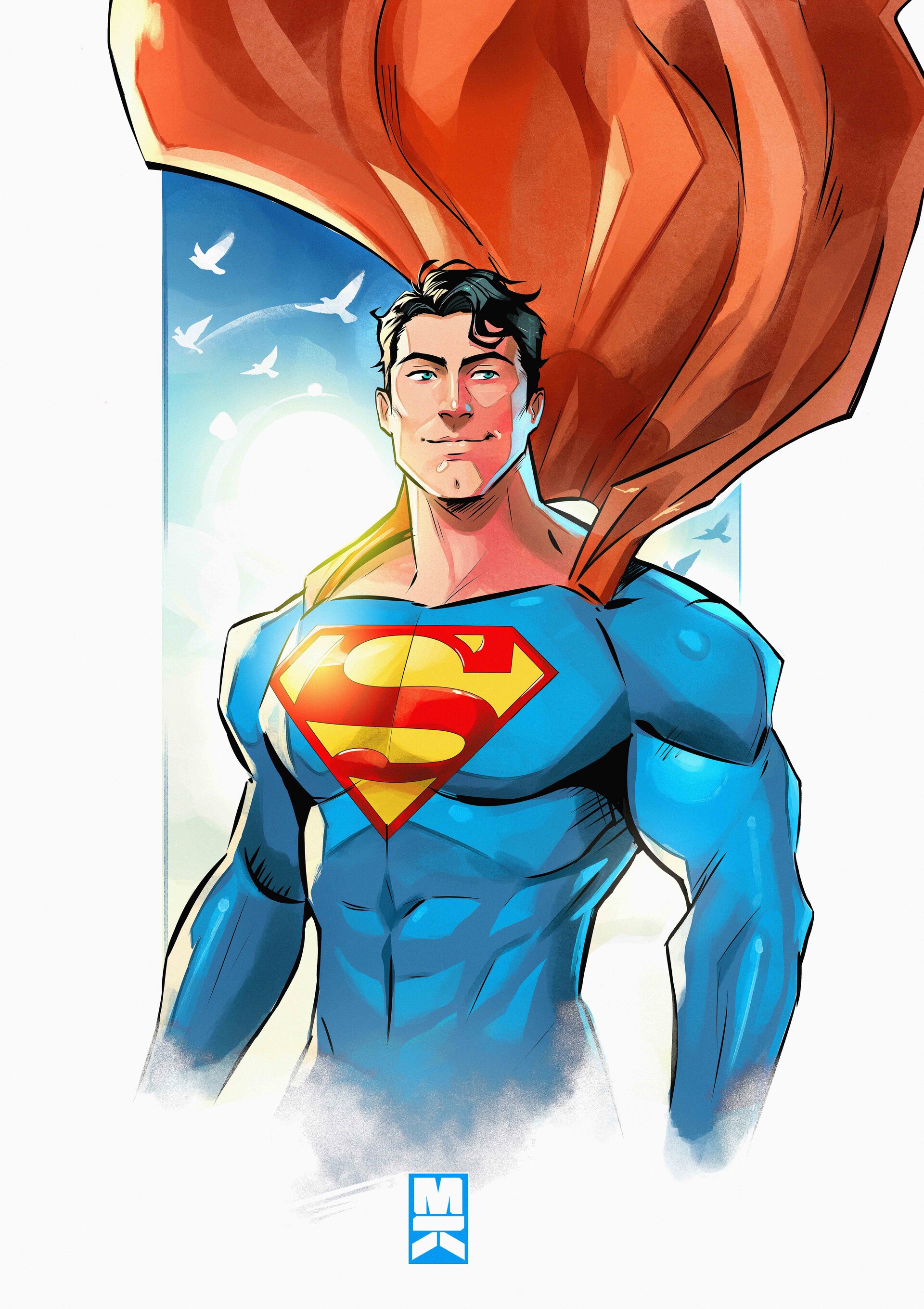Superman Comic Book Art