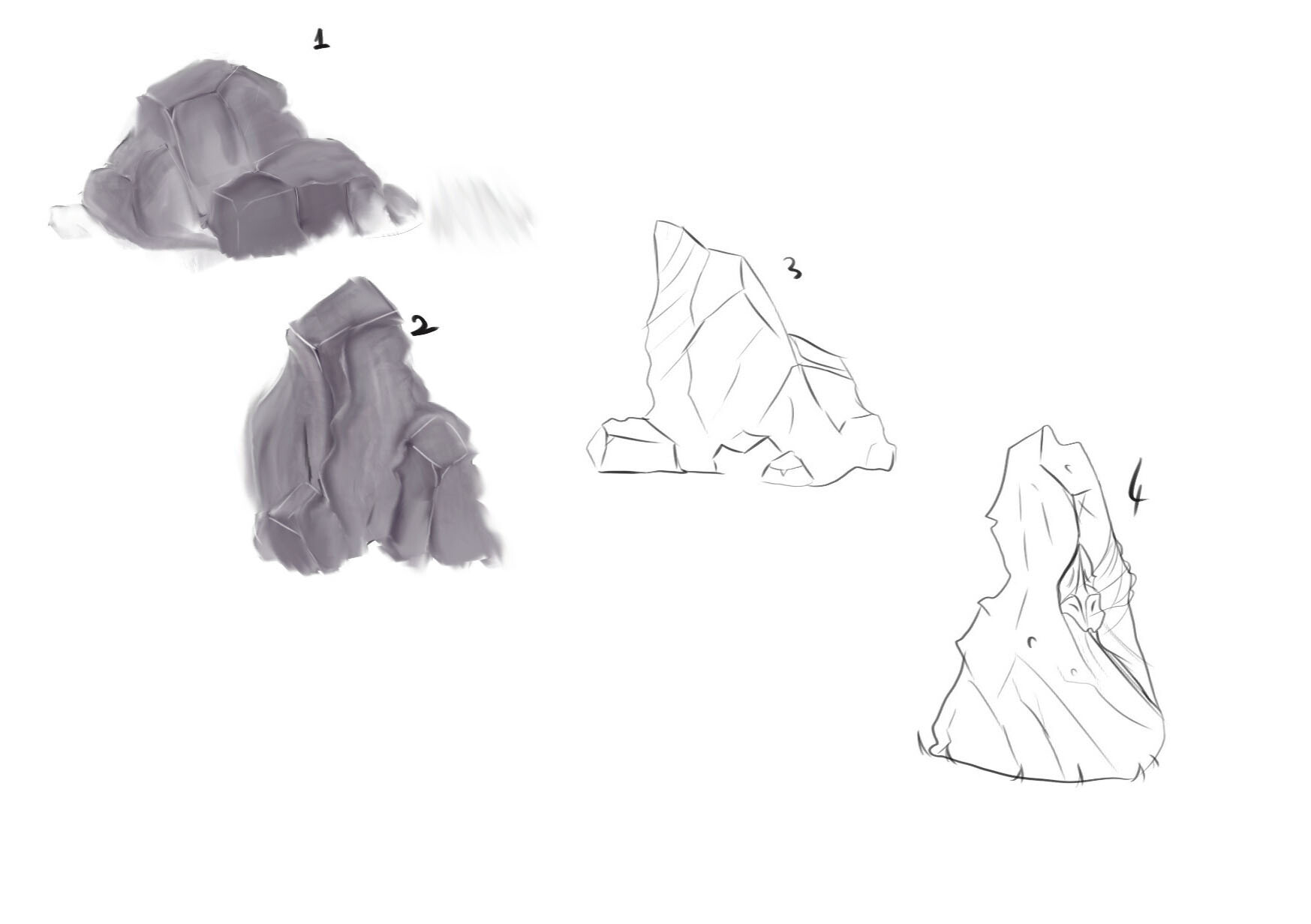 ArtStation - Study Rock