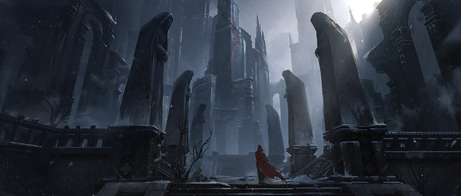 Ghost castle by Arina Grabovskaya : r/ImaginaryCastles