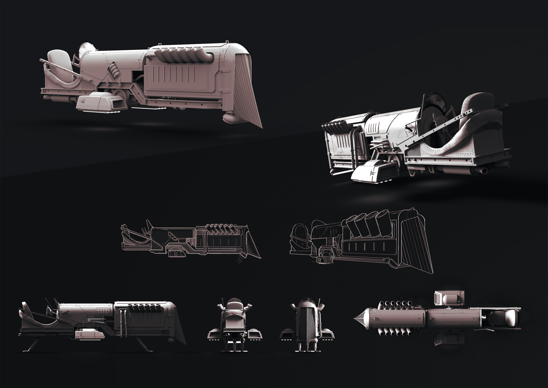 Sahan Gamage - 1950's Pod Racers