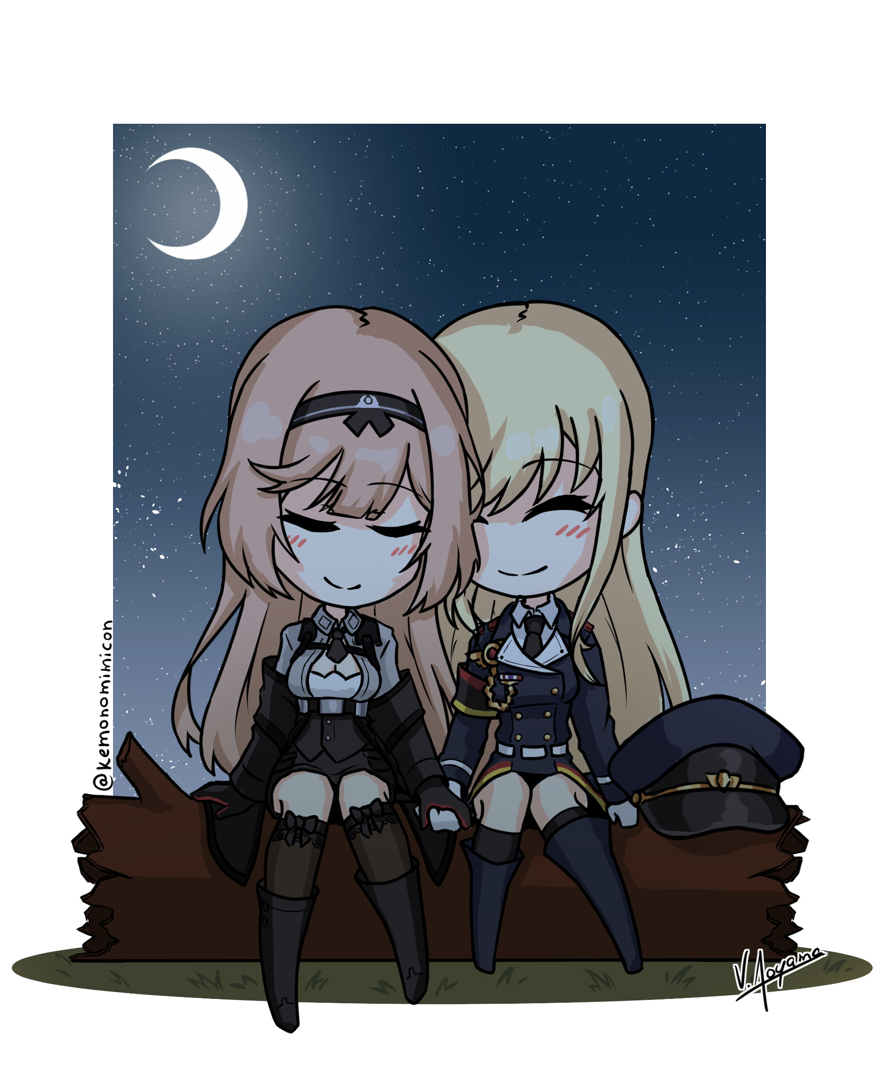 ArtStation - Chibi StG-44 and StG-940 (Girls' Frontline)