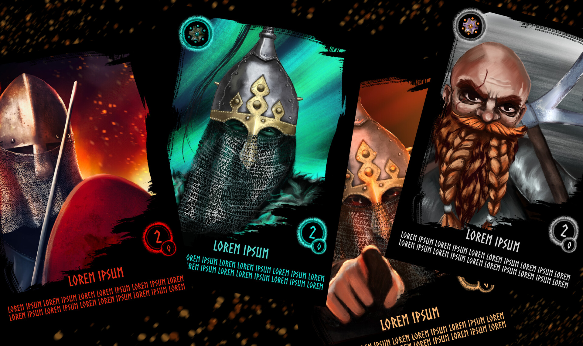 ArtStation - Board game cards 2