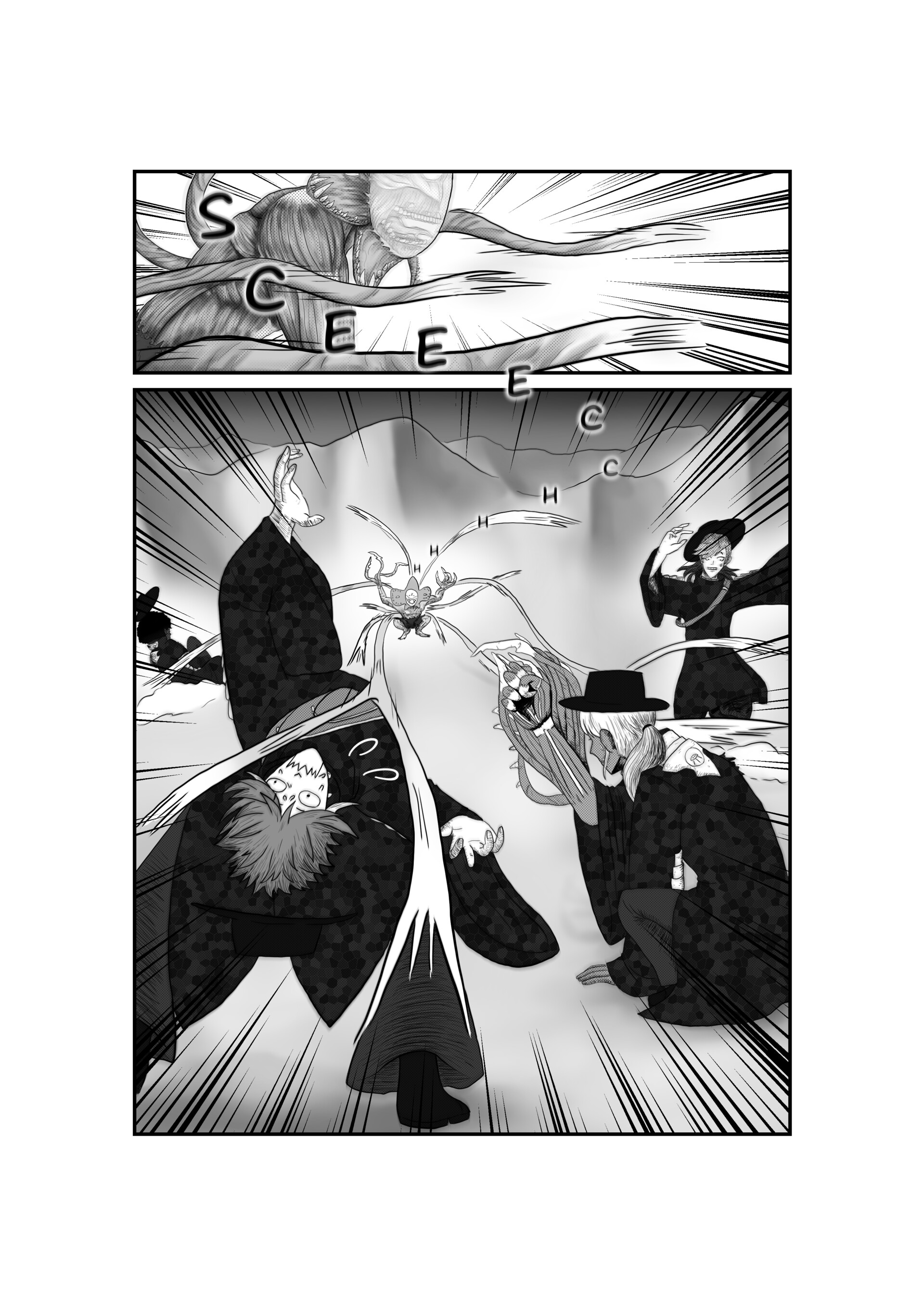 ArtStation - First panels of my comic