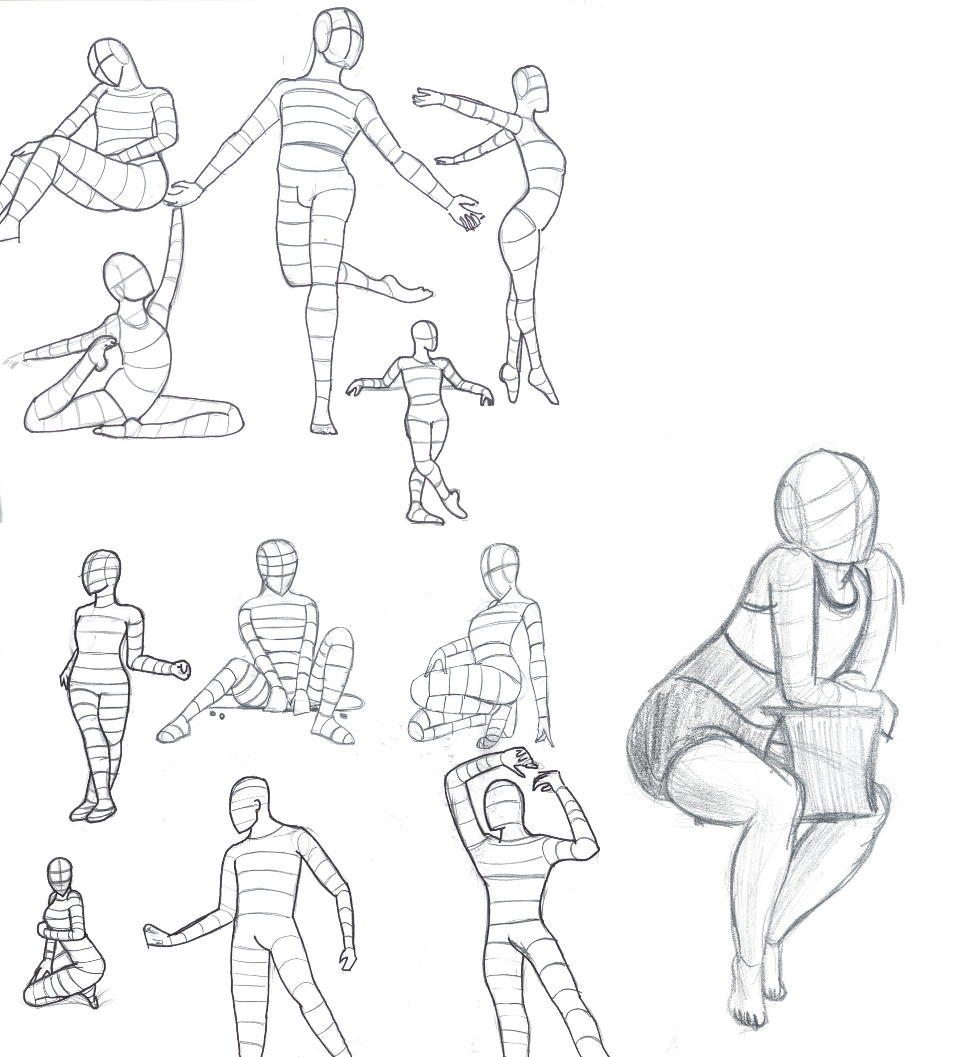 Vuk Solujic - Traditional Gesture Drawings Collection