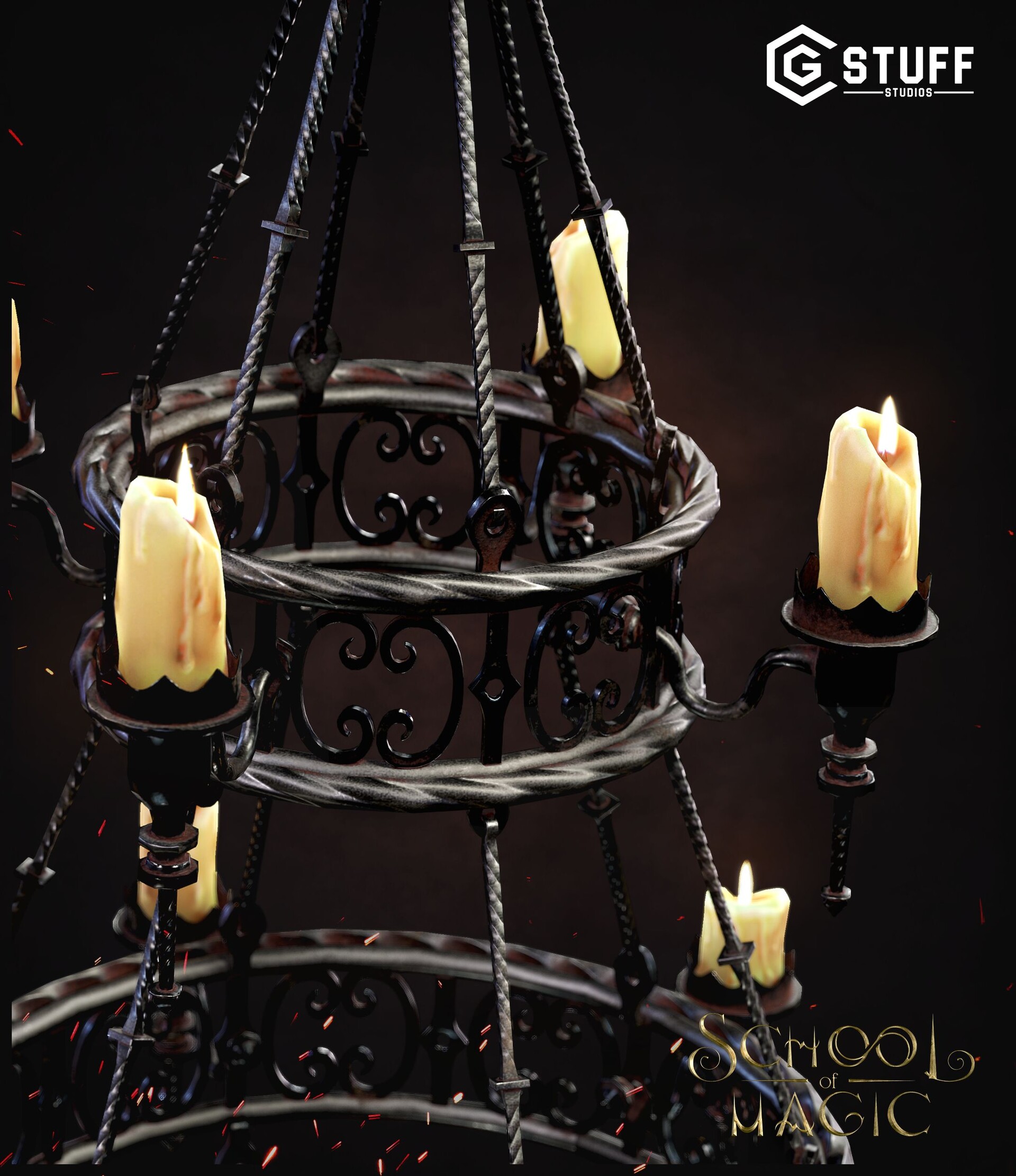 CGStuff Studios - Chandelier