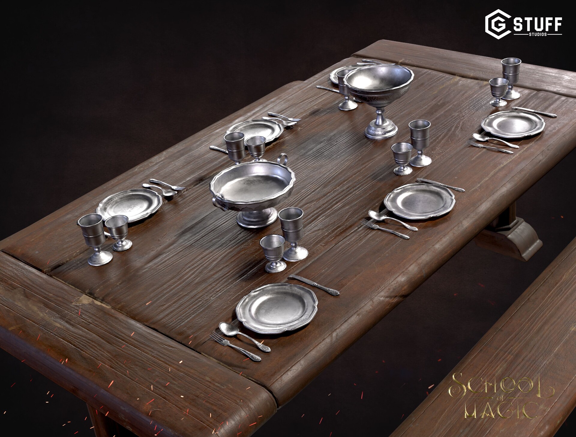 CGStuff Studios - Dining Table