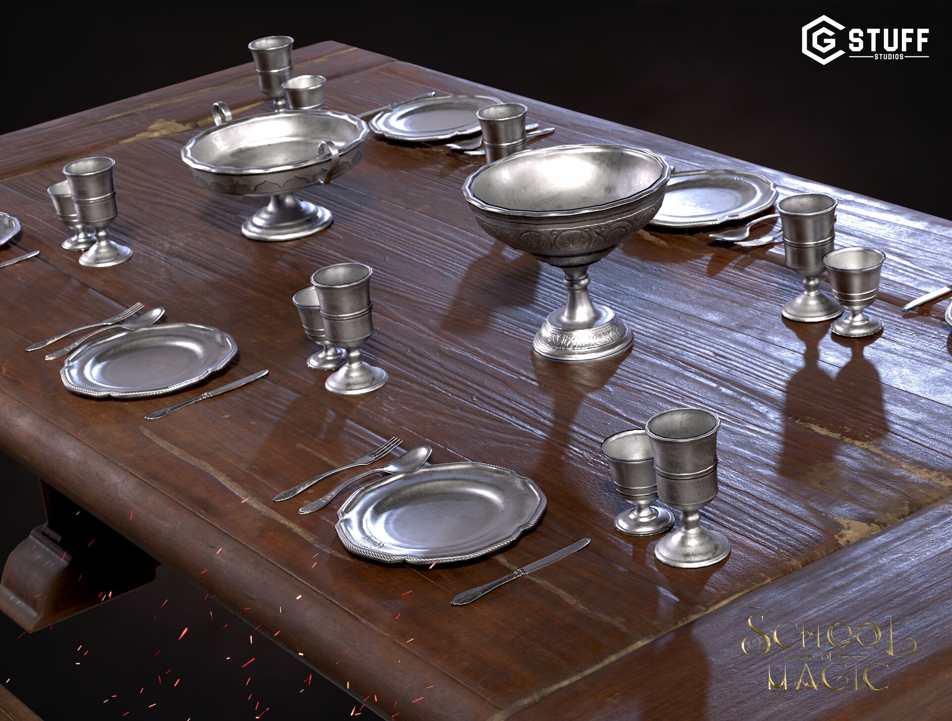 CGStuff Studios - Dining Table