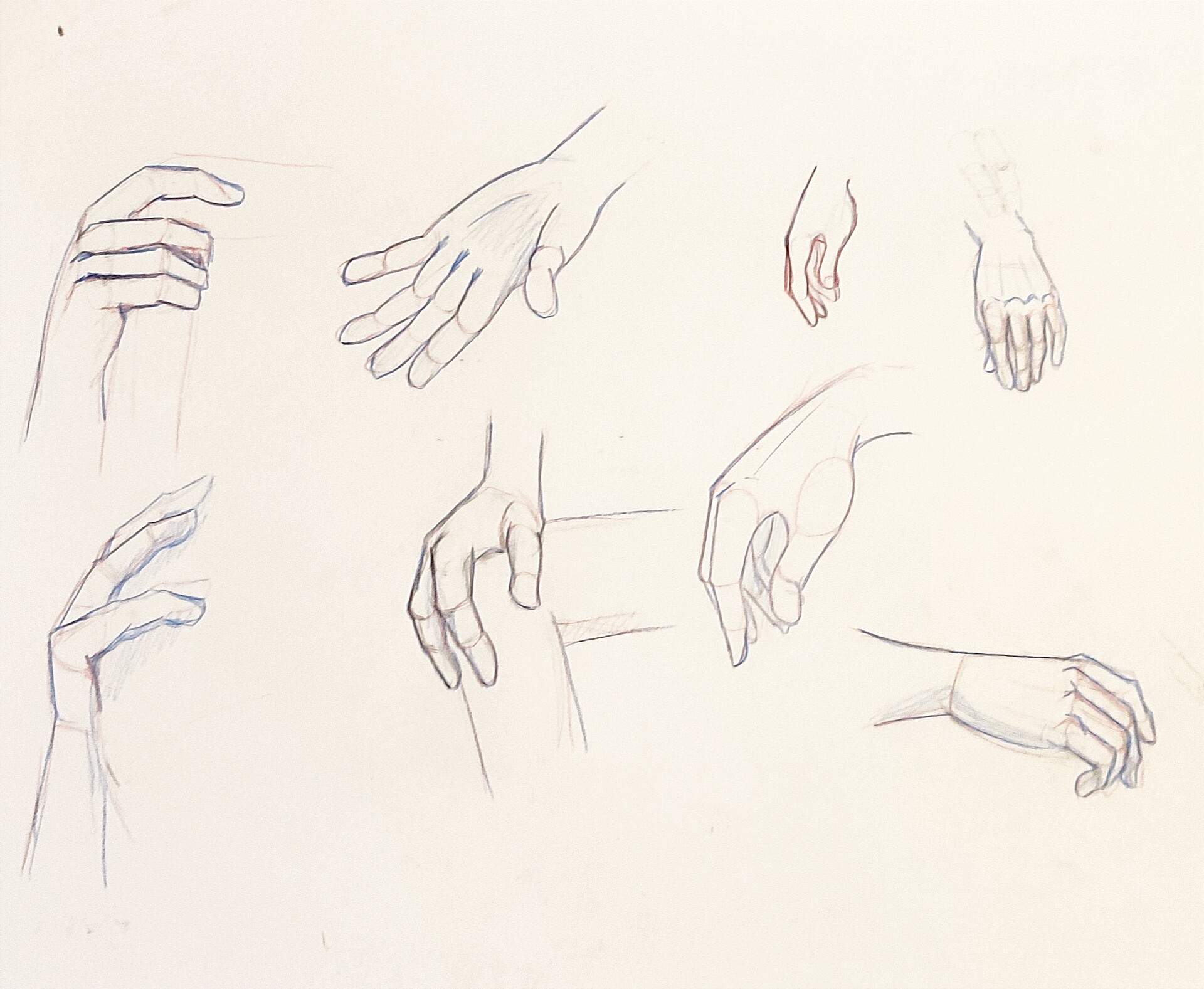 ArtStation - Sketch of hands