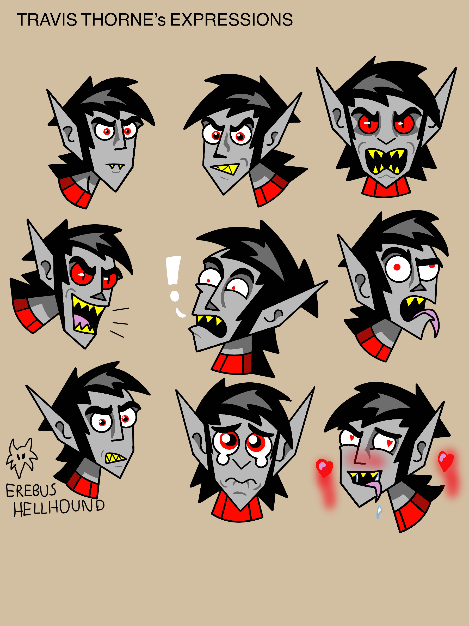 ArtStation - Character Expressions Sheet