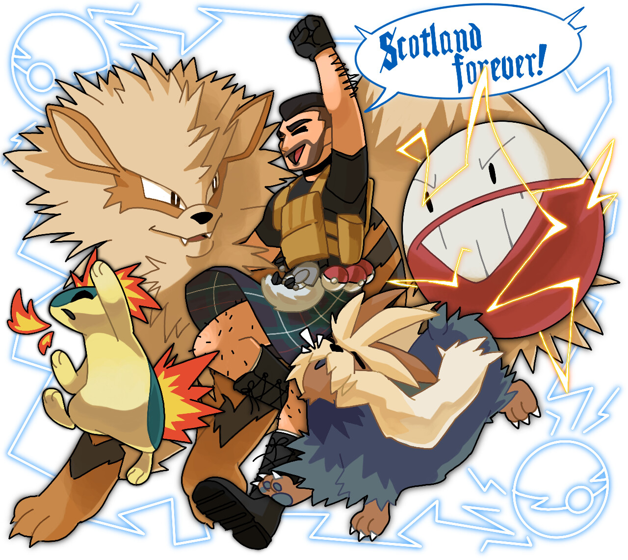 ArtStation - Call of Duty x Pokemon