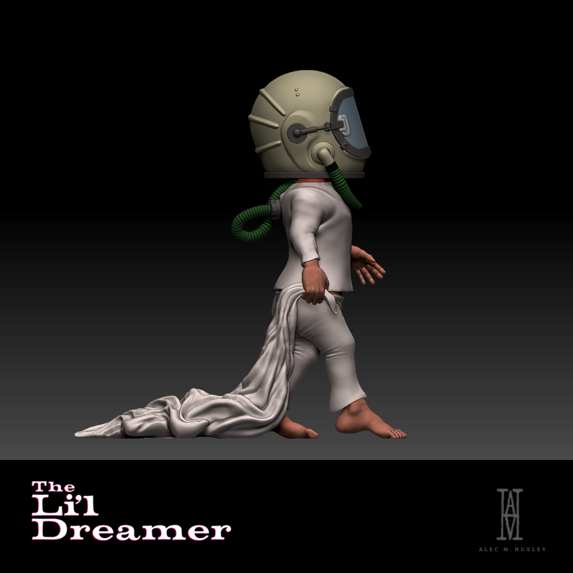ArtStation - The Li'l Dreamer: Character Design & 3D Print