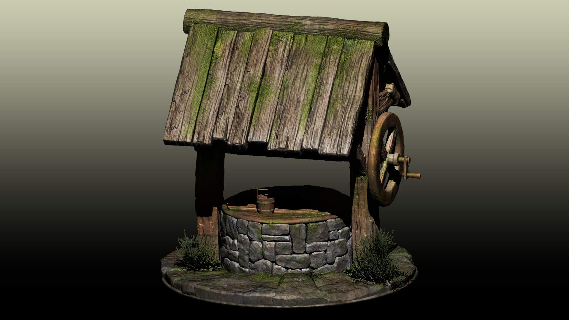 ArtStation - Water well (3D Modeling and sculpting)