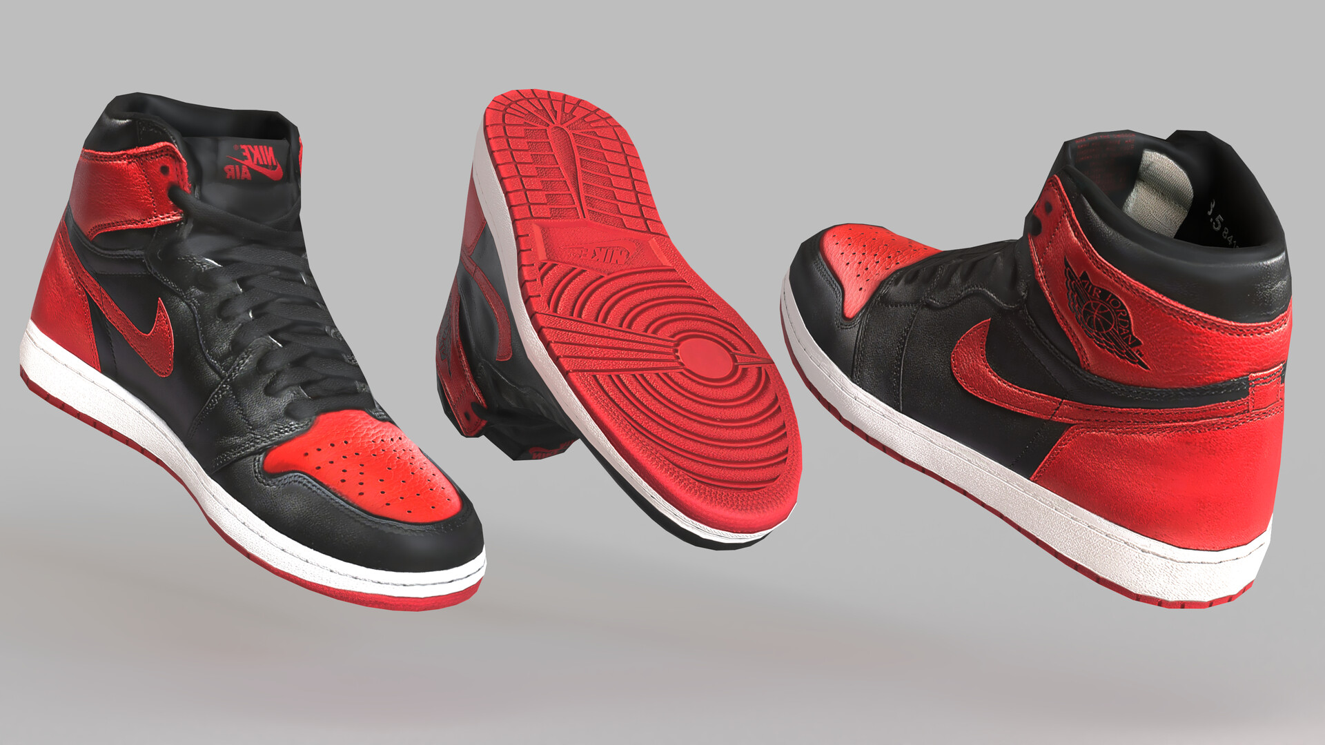 ArtStation - Nike Air Jordan 1 Retro - 3D Asset