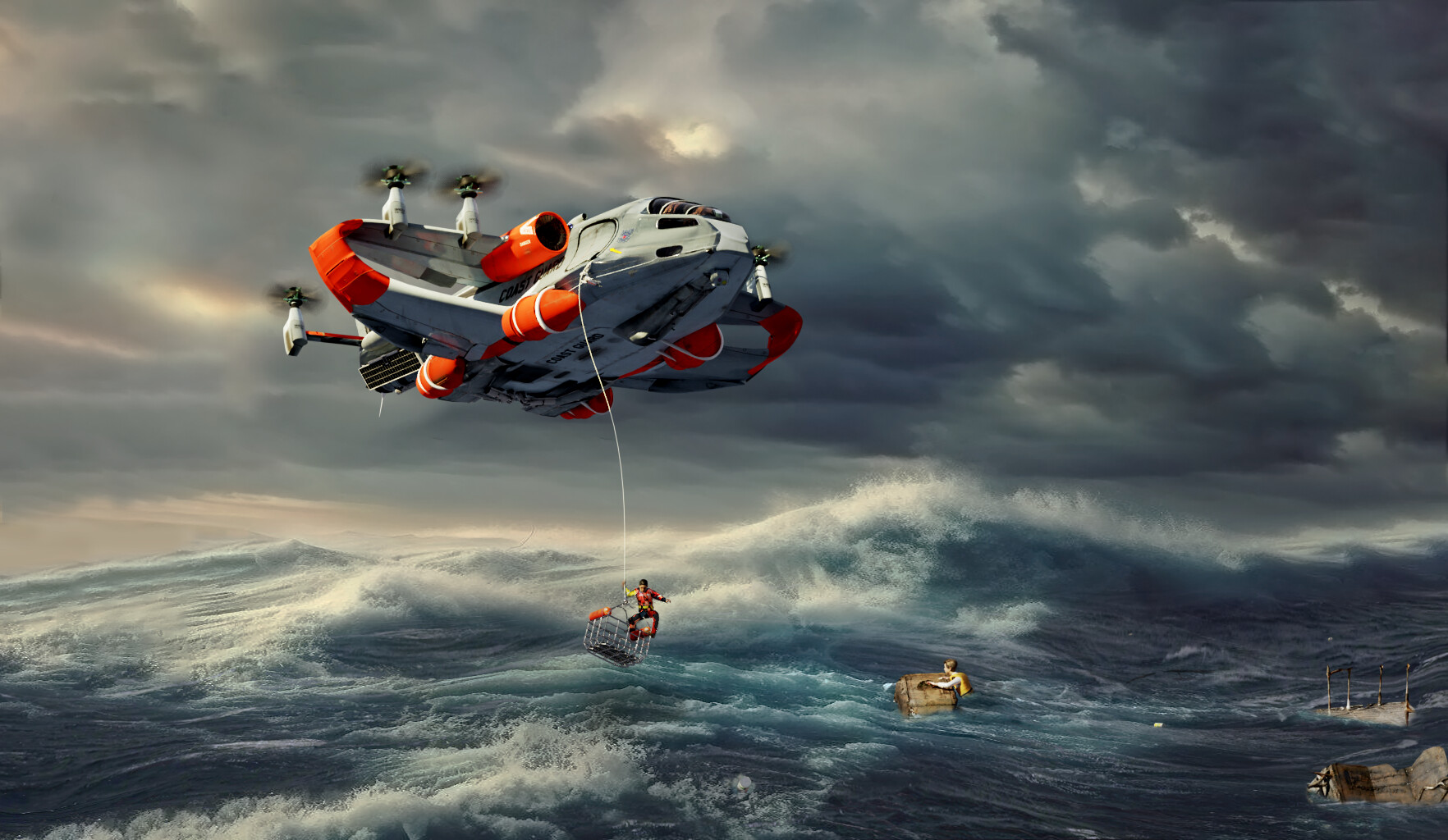 ArtStation - Sea Rescue