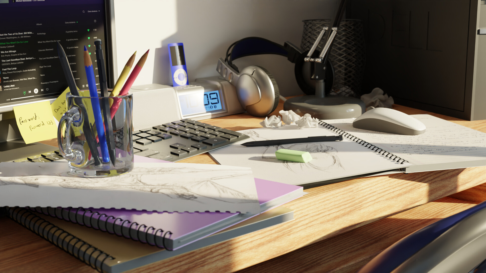 ArtStation - just a desk.