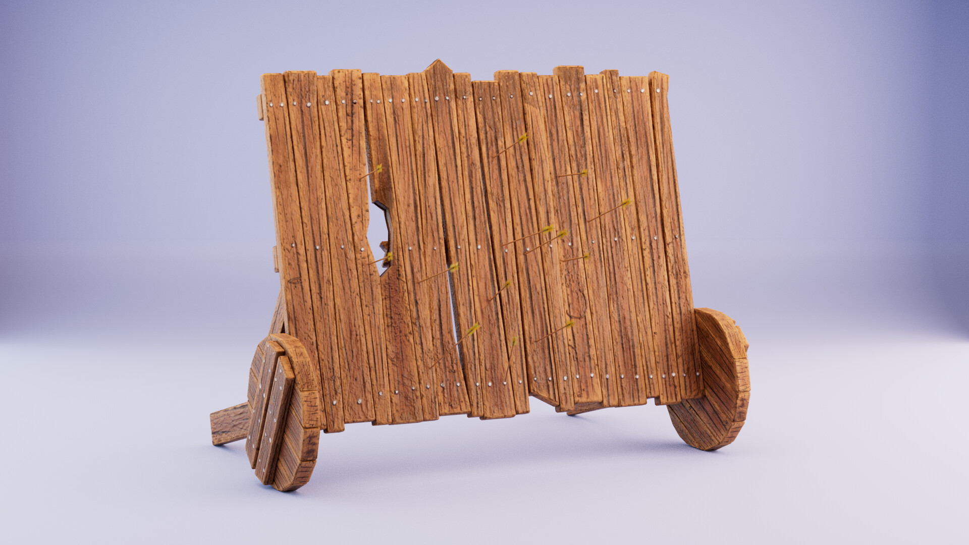 ArtStation - Medieval siege wall