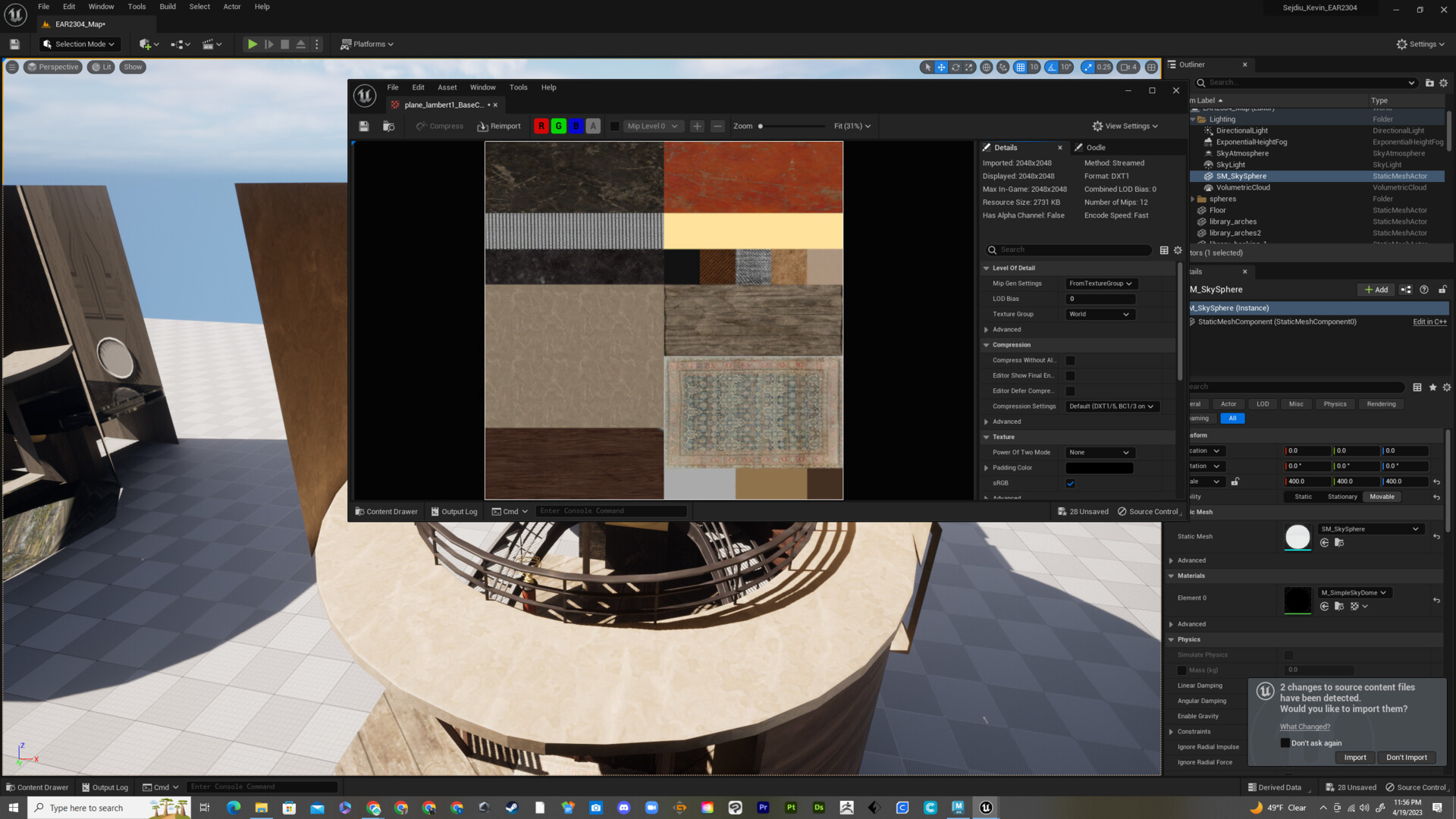 ArtStation - Environment Art 2304 class project