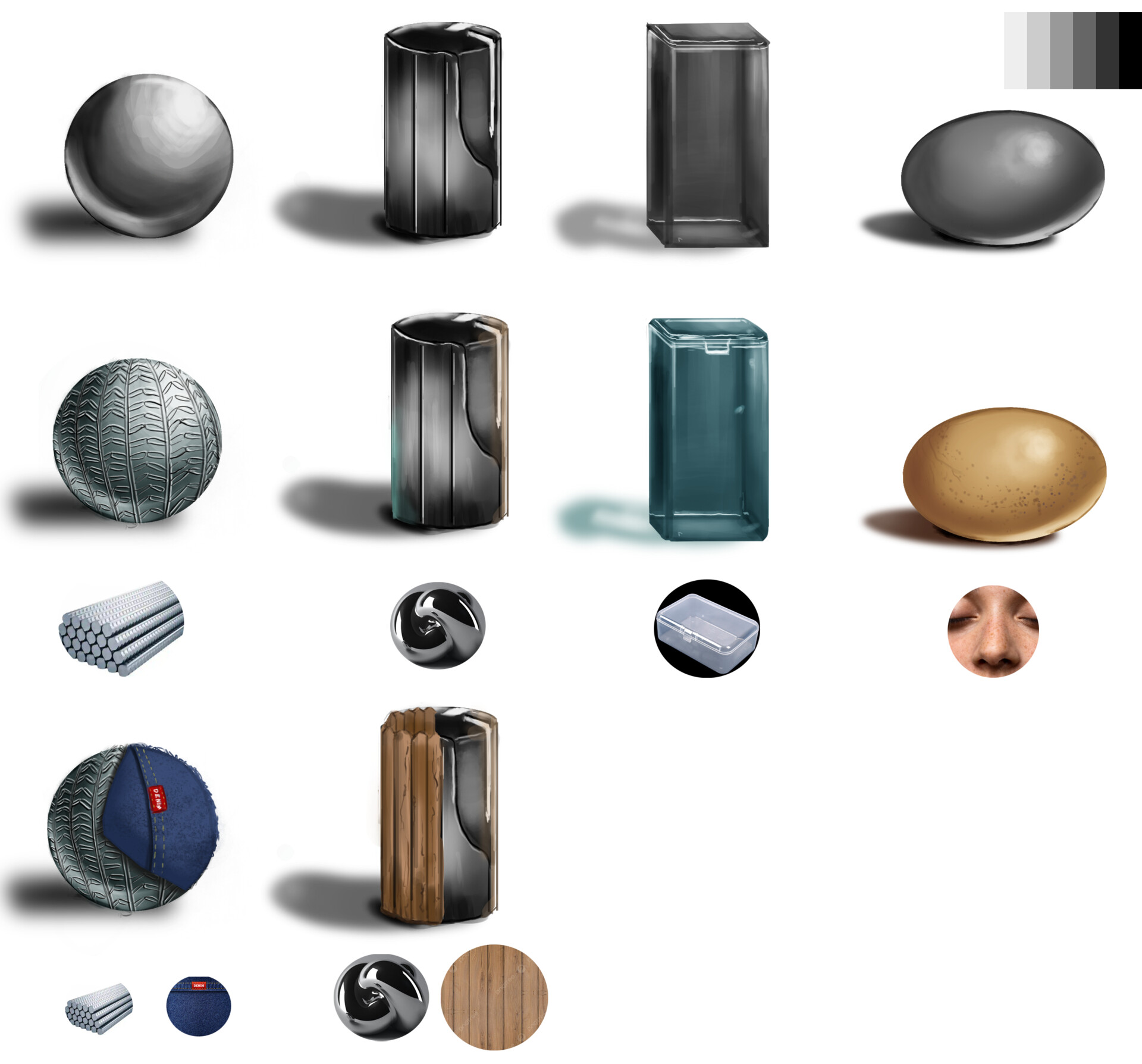 ArtStation - Material Rendering Exam