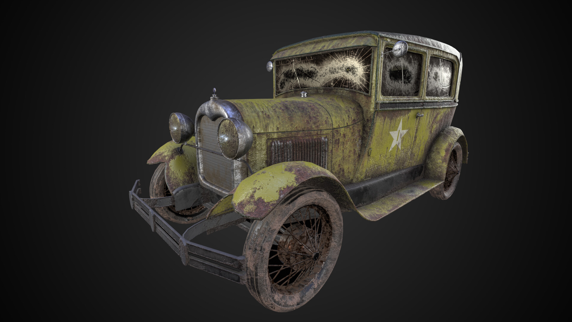 ArtStation - Ford Model A 1929 - Game Ready