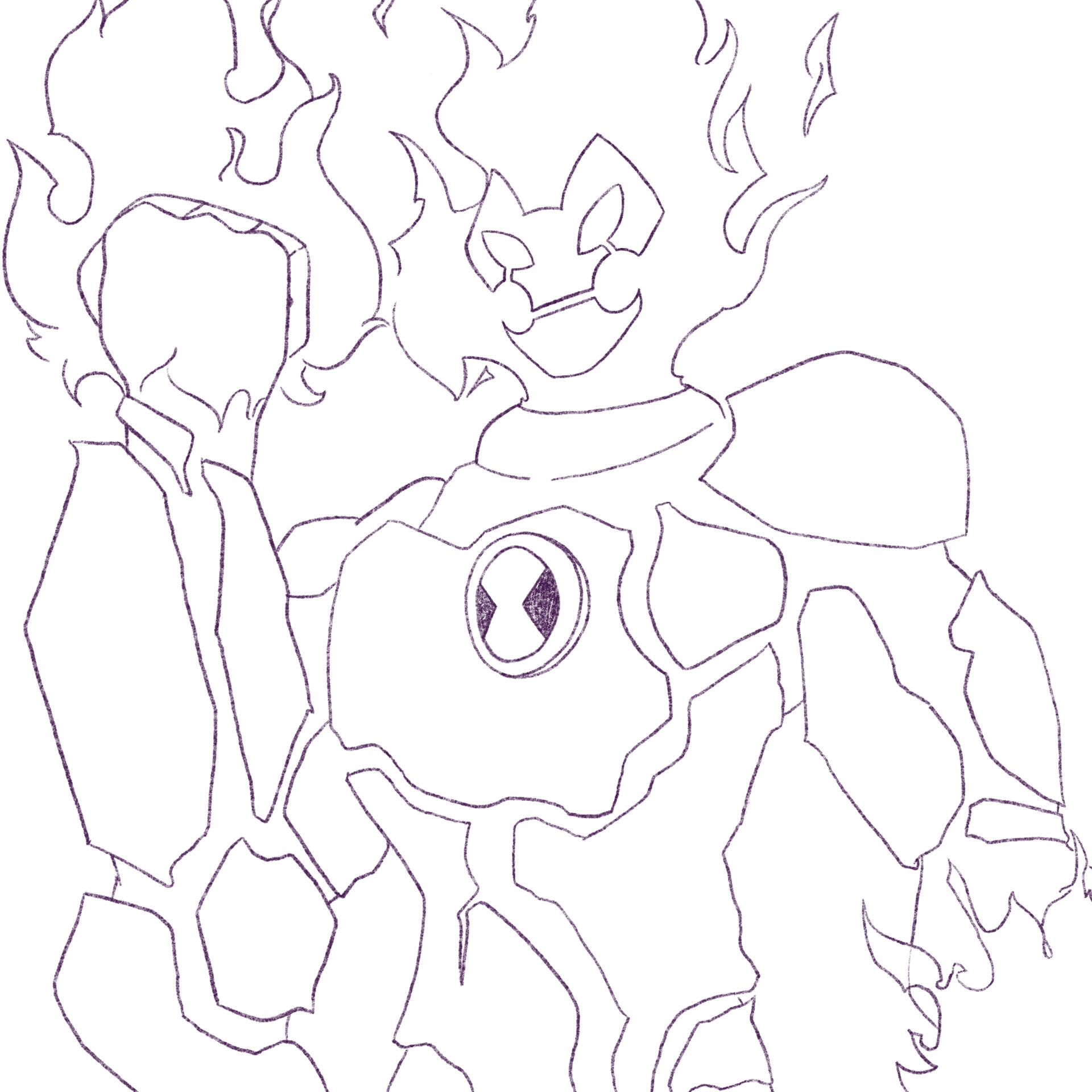 heat blast coloring sheet