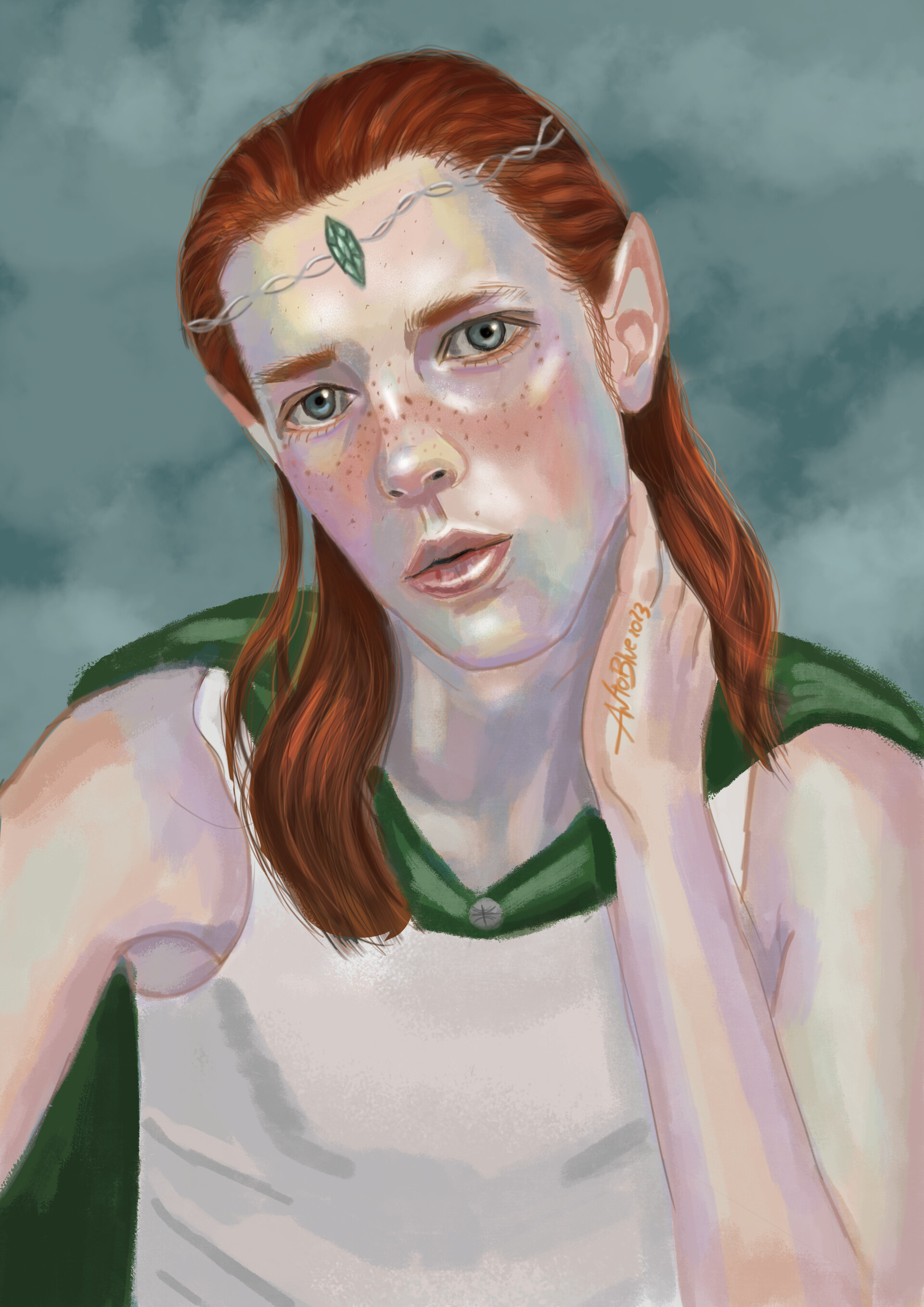 ArtStation - Elf Male Drawing