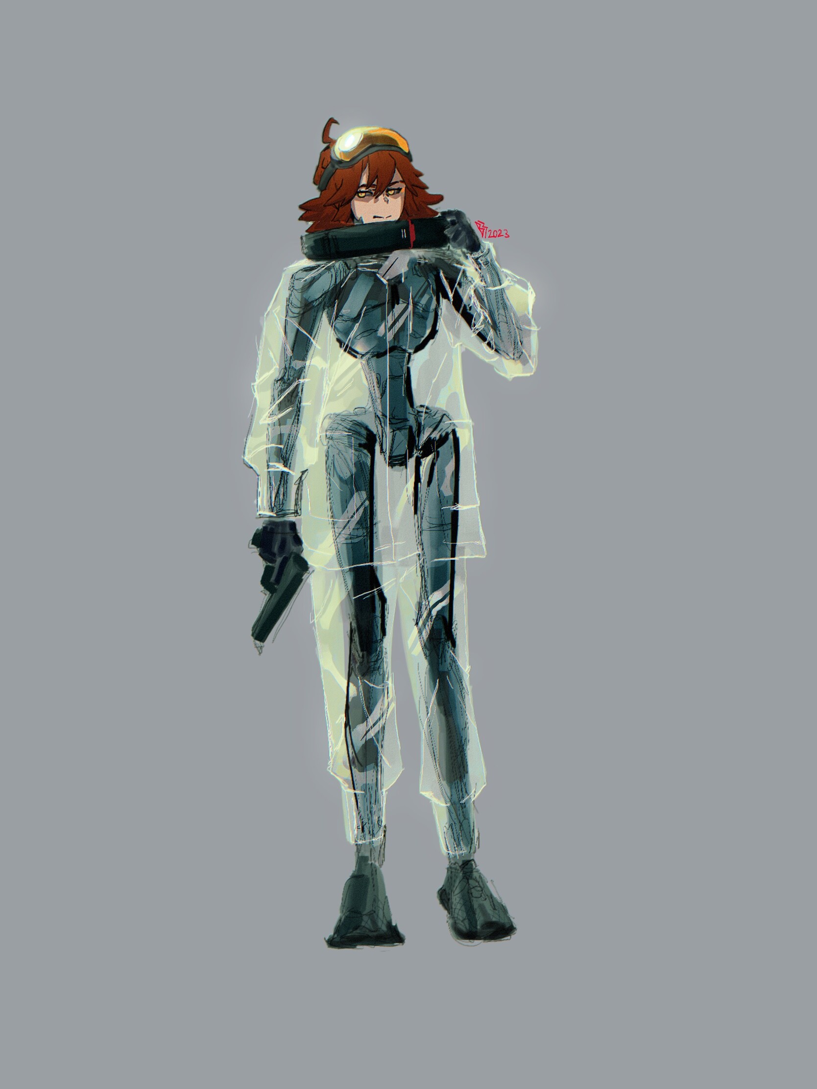 ArtStation - Cyborg girl assassin