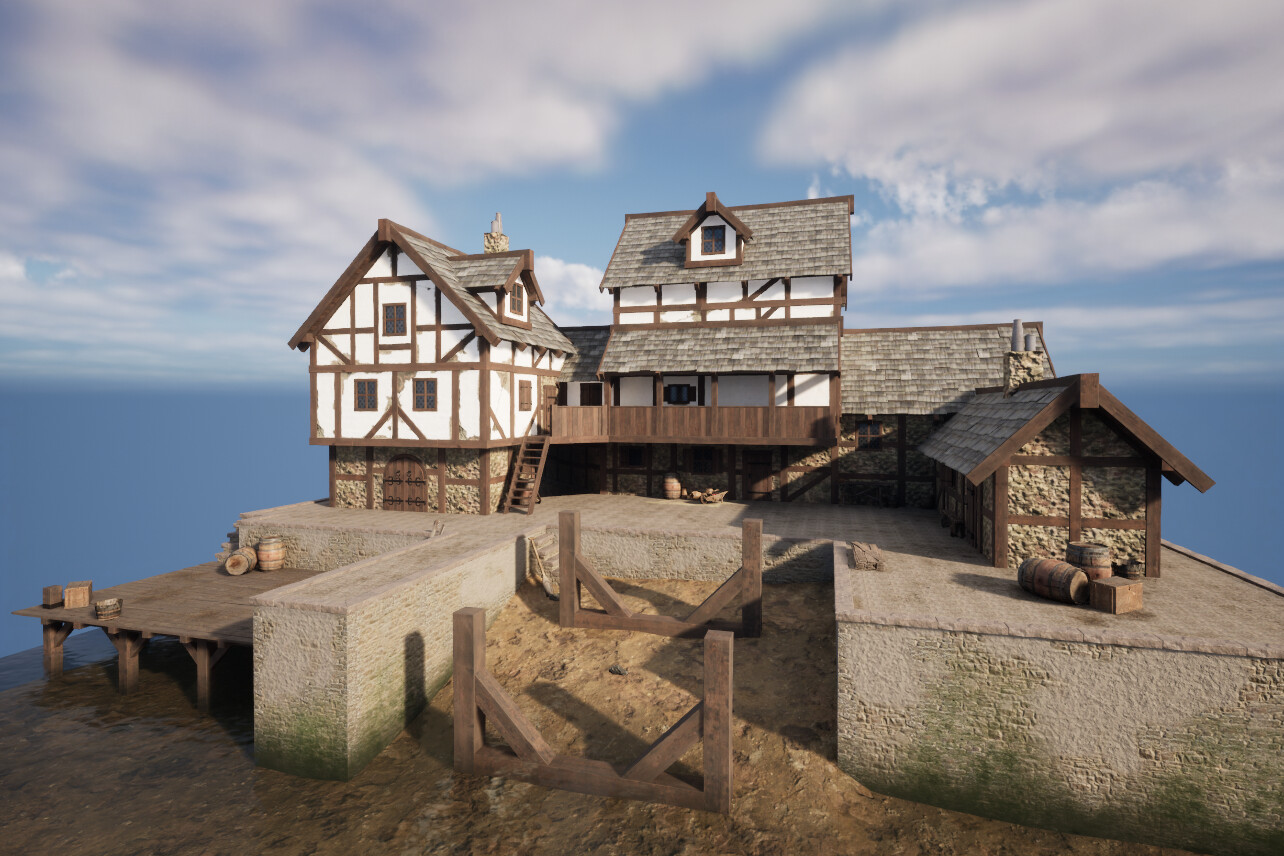 ArtStation - Medieval Port