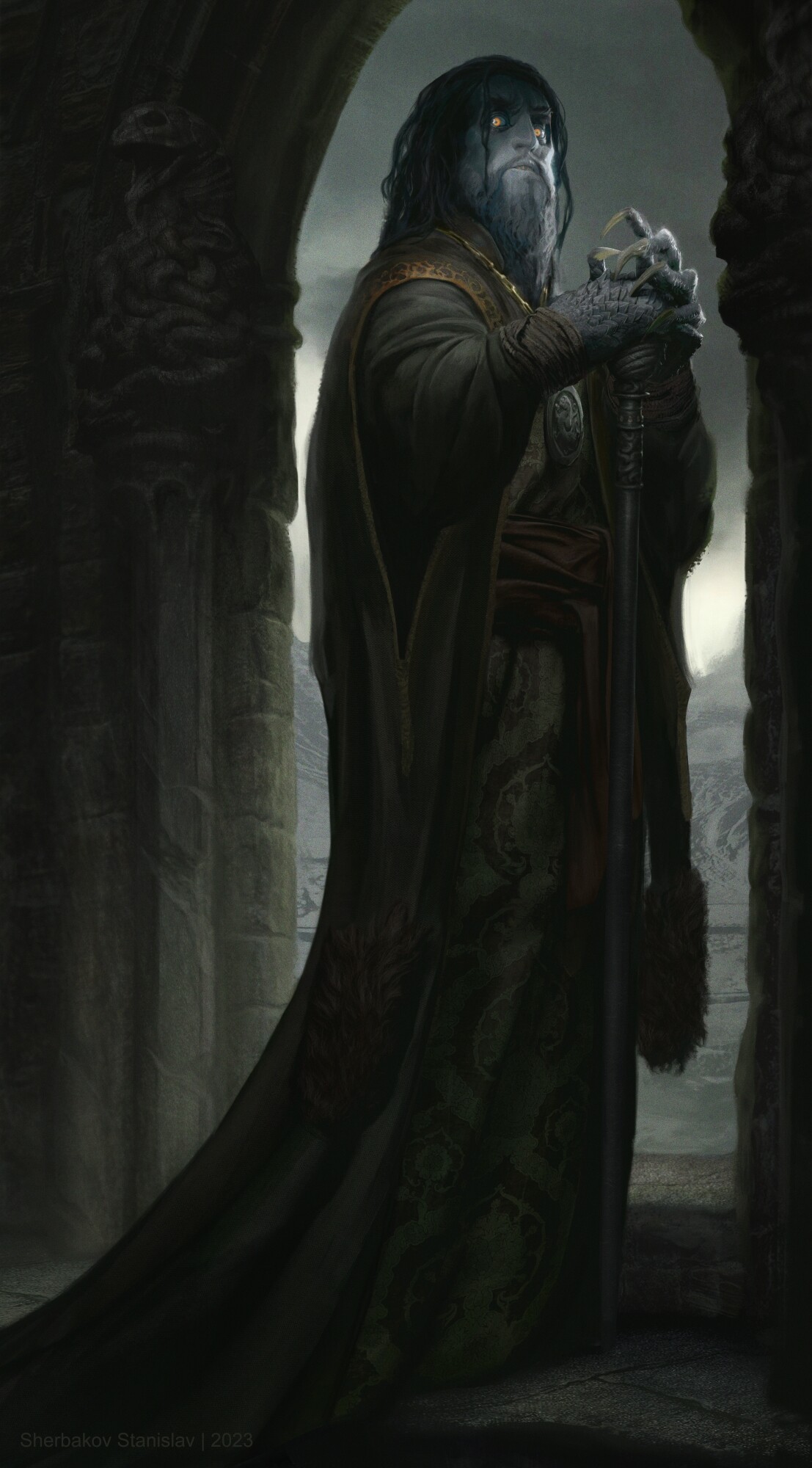 ArtStation - Serpent Wizard | 01