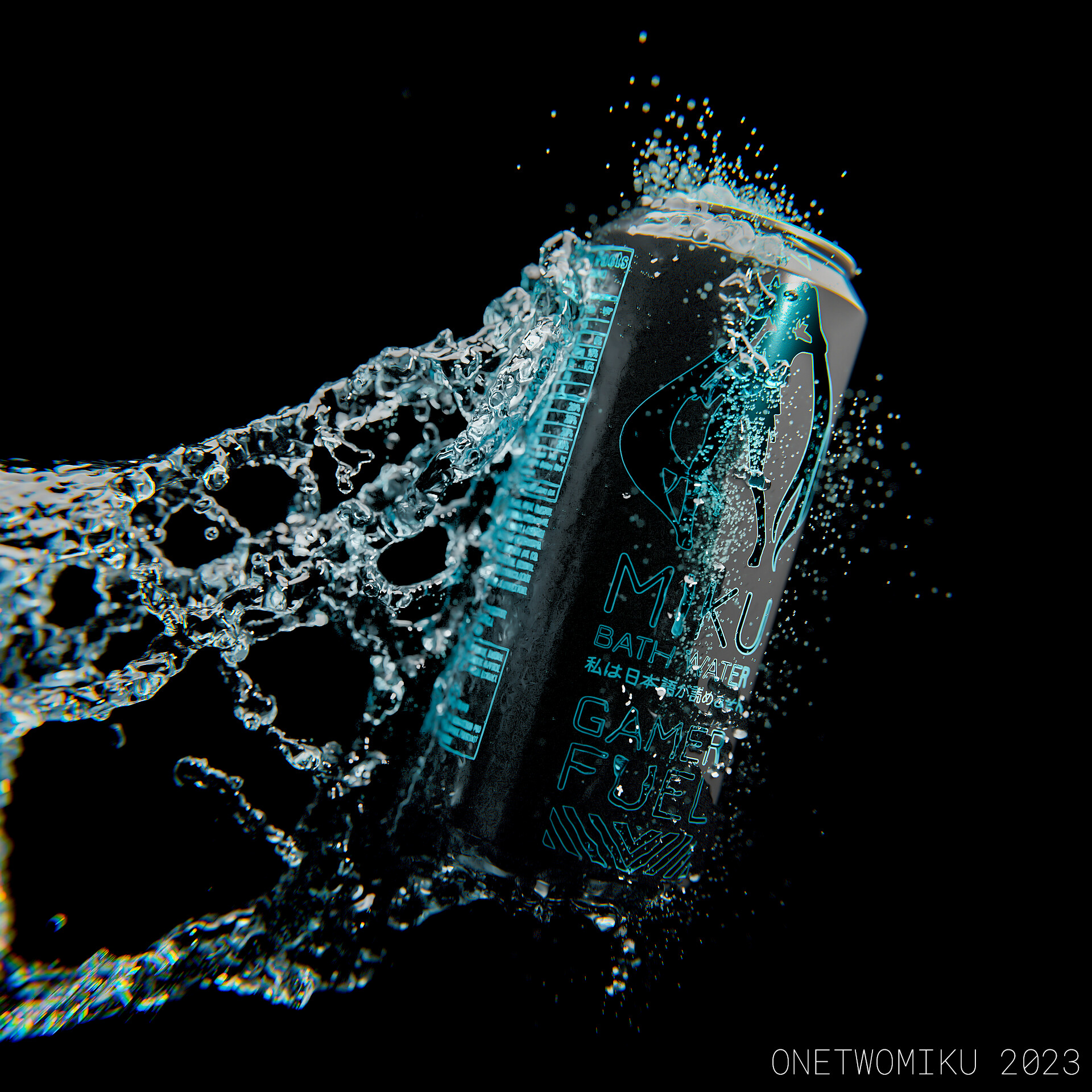 ArtStation - Miku's Bath Water