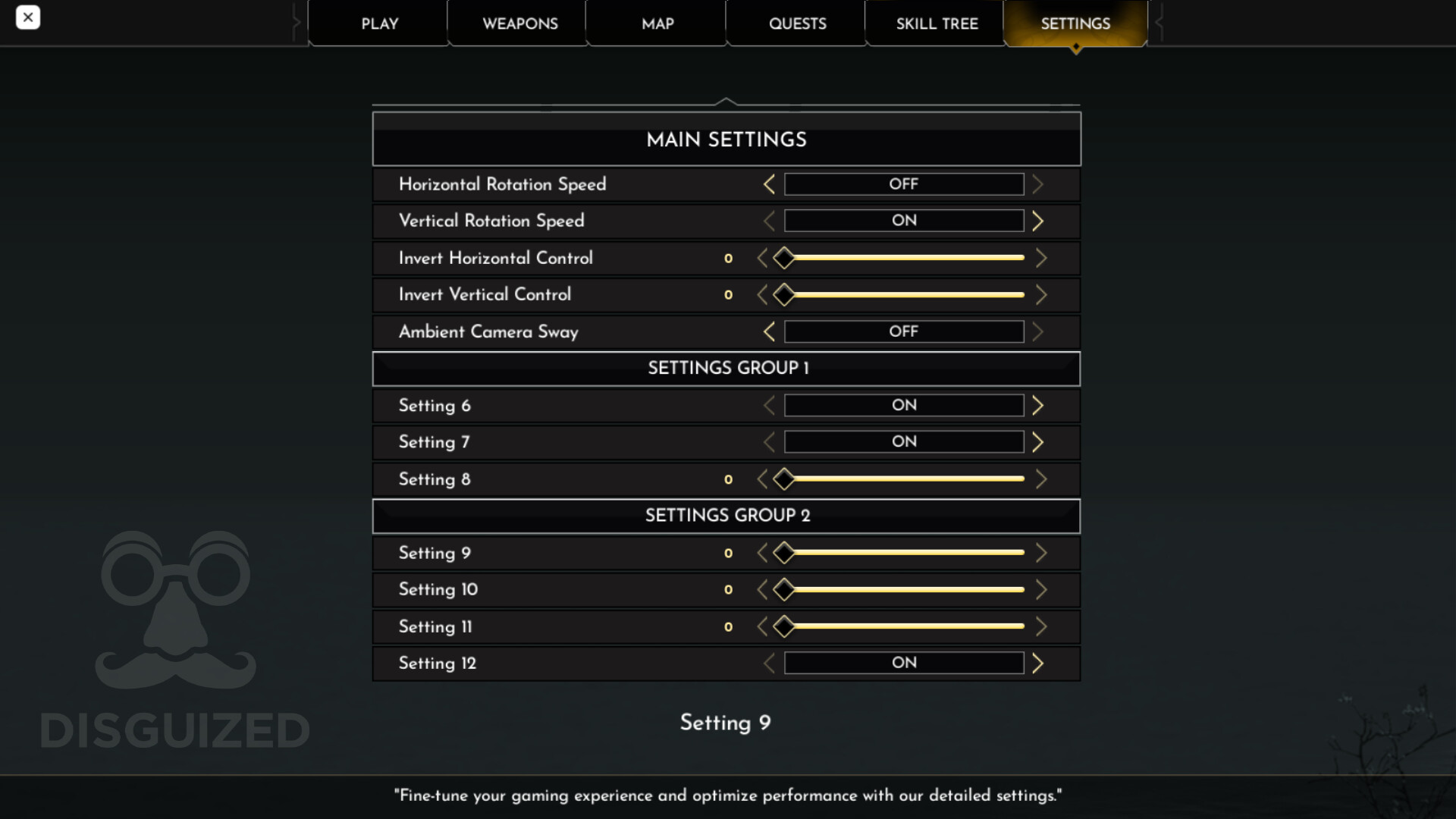 𝕯𝖎𝖘𝖌𝖚𝖎𝖘𝖊𝖉𝕯𝖆𝖘𝖍 - Project Ragnarok ( God of War Styled UI )