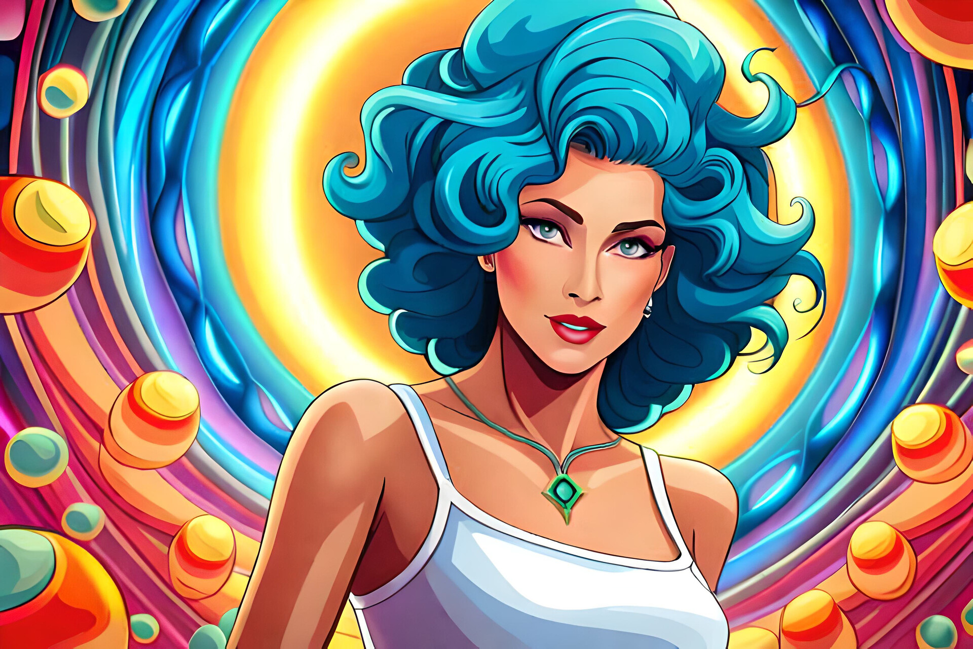 ArtStation - Psychedelic Diva