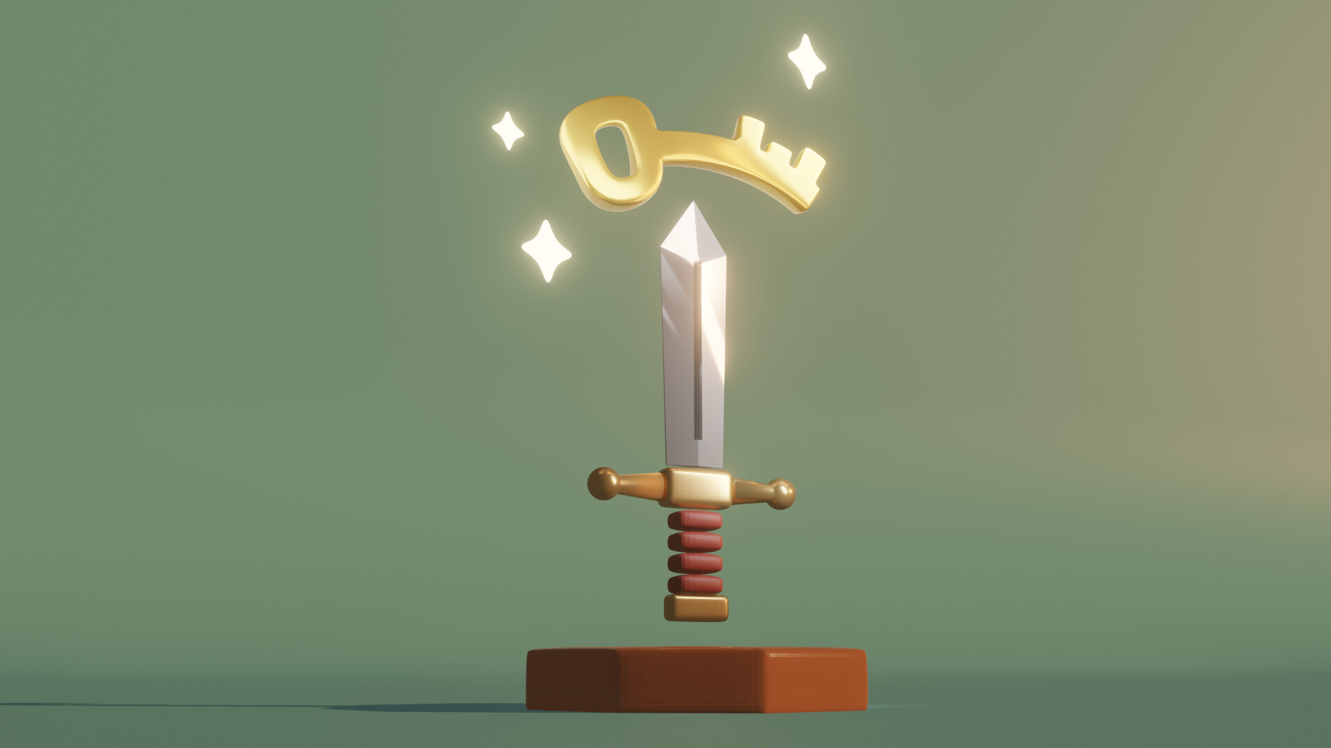 ArtStation - The Sword and The key