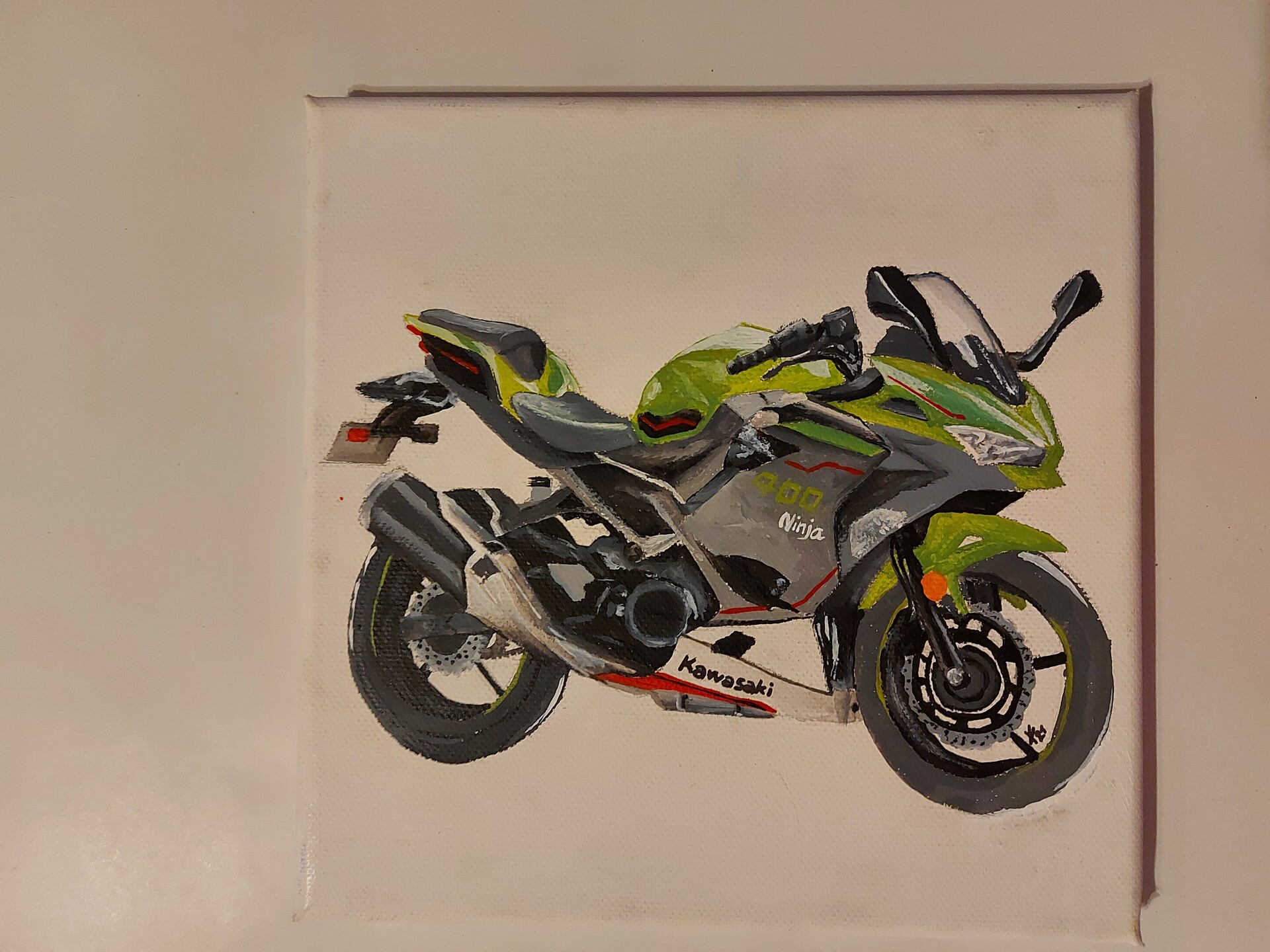 ArtStation - Kawasaki 400 Ninja