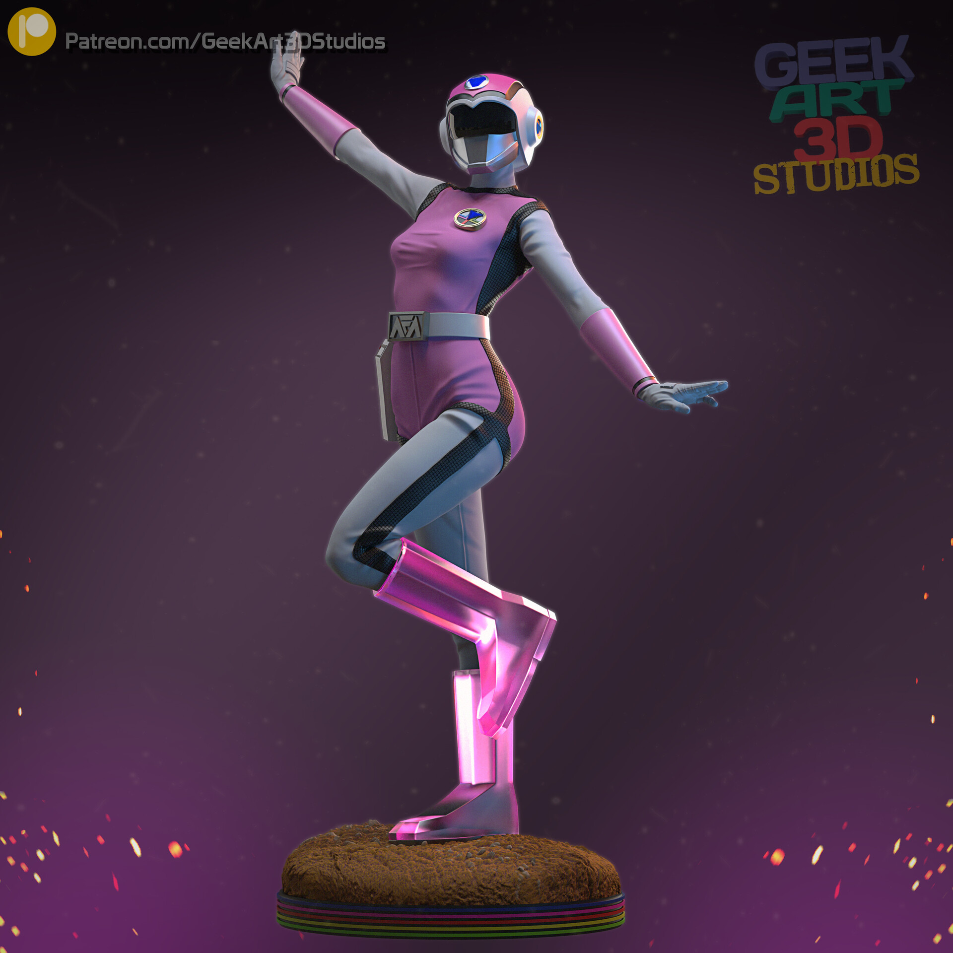 ArtStation - Flashman - Pink Flash