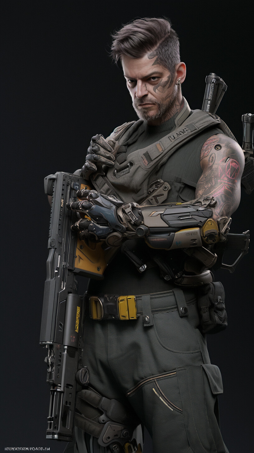 eric-bellefeuille-riverwolf-cyberpunk-2077-a-heavily-cybernetic-fashion ...