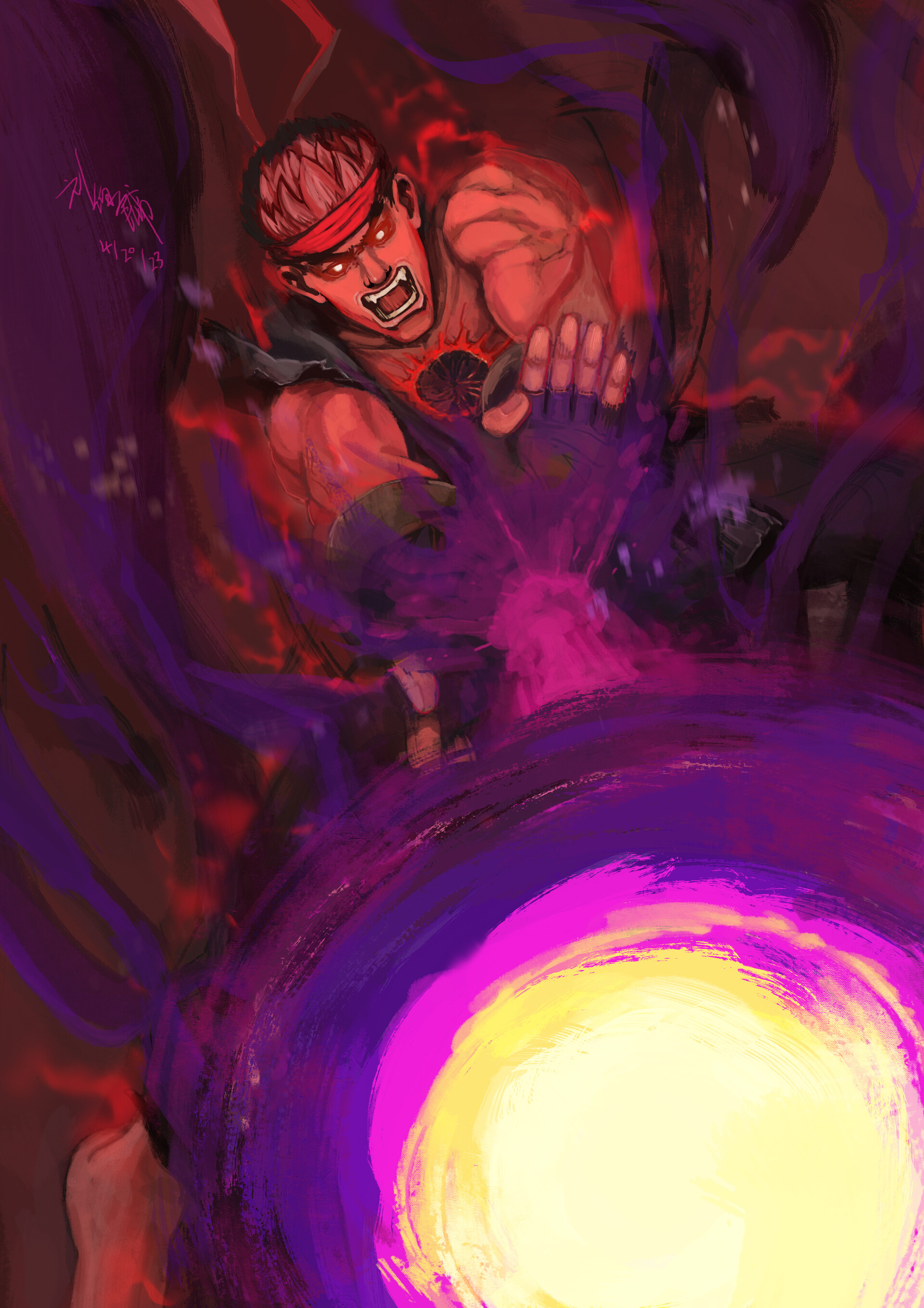 ArtStation - Evil Ryu