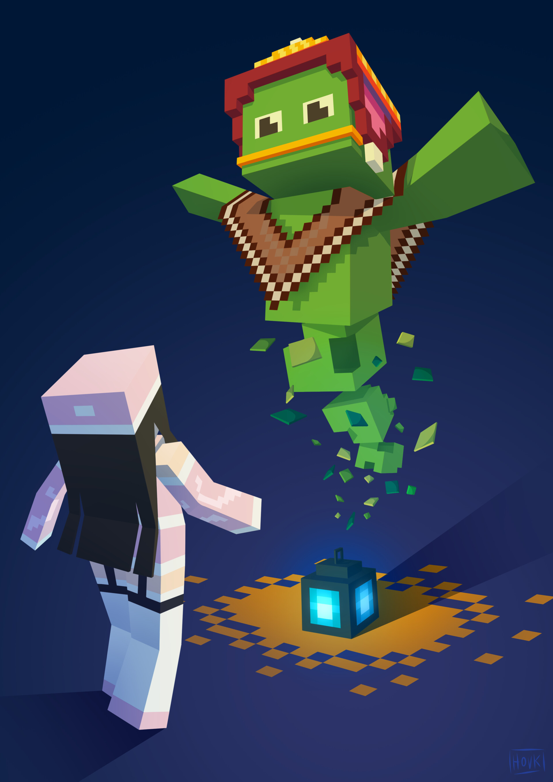 ArtStation - Minecraft style